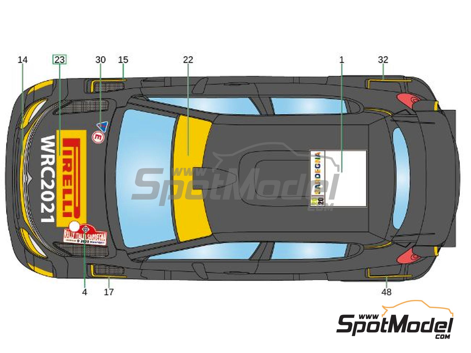 LB Production LB24072: Marking / livery 1/24 scale - Citroen C3 WRC ...