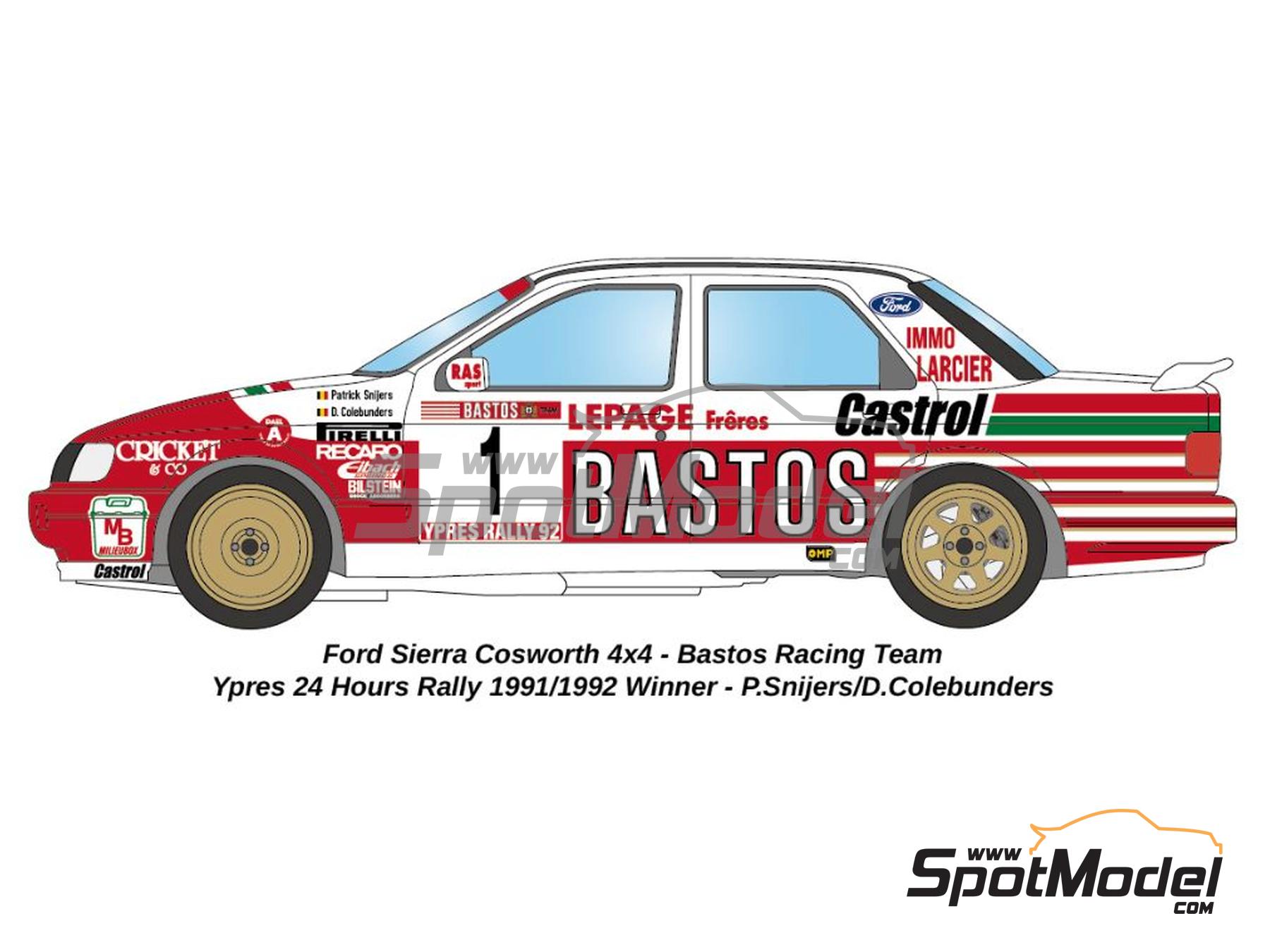 LB Production LB24075: Marking / livery 1/24 scale - Ford Sierra ...