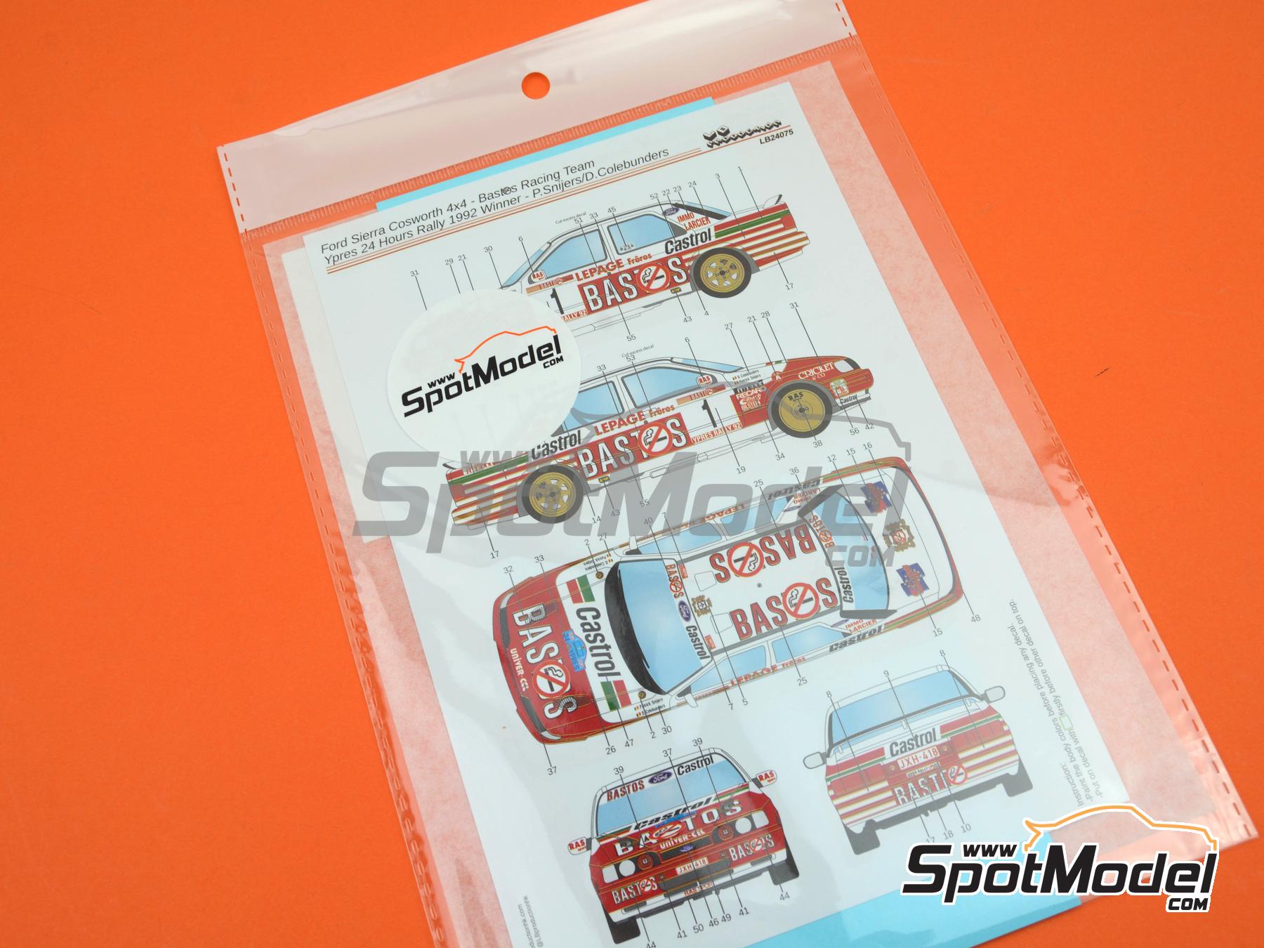 LB Production LB24075: Marking / livery 1/24 scale - Ford Sierra ...