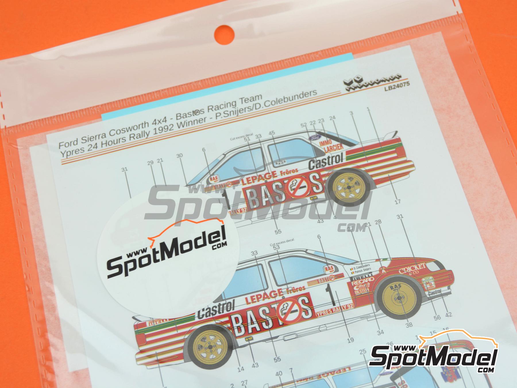 LB Production LB24075: Marking / livery 1/24 scale - Ford Sierra ...