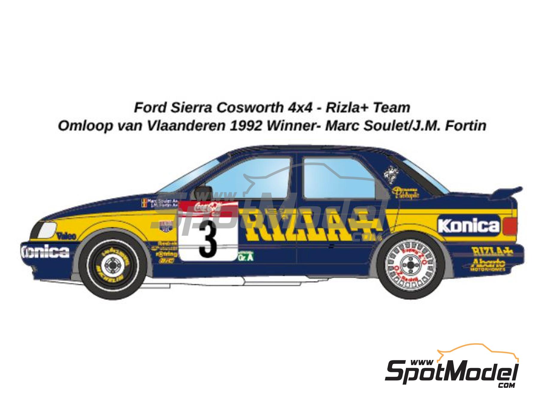 LB Production LB24076: Marking / livery 1/24 scale - Ford Sierra ...