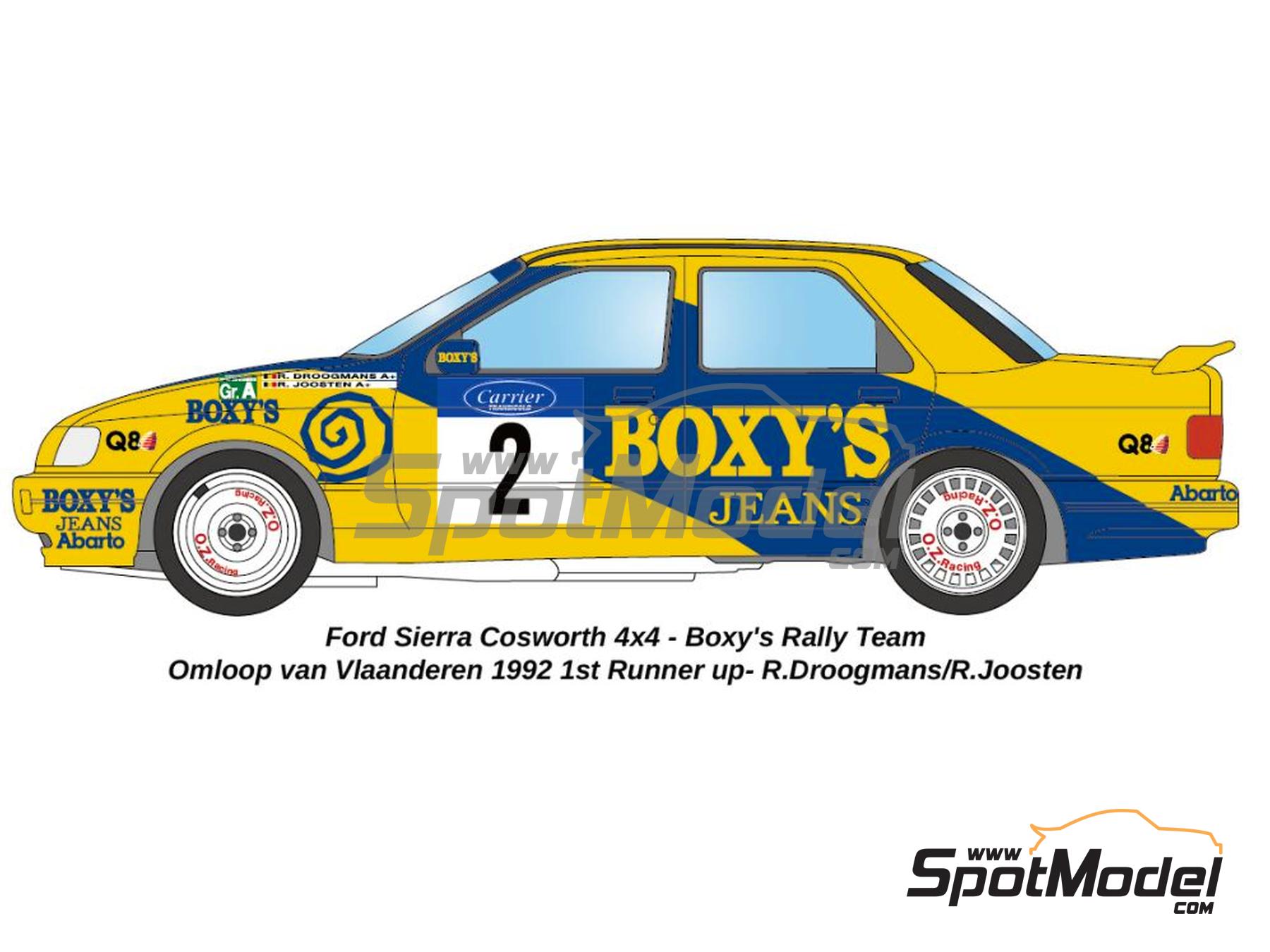 LB Production LB24077: Marking / livery 1/24 scale - Ford Sierra ...