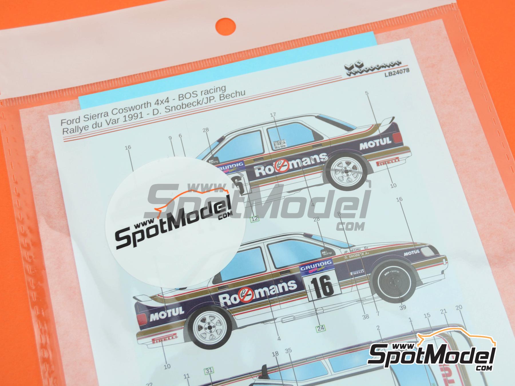 LB Production LB24078: Marking / livery 1/24 scale - Ford Sierra ...