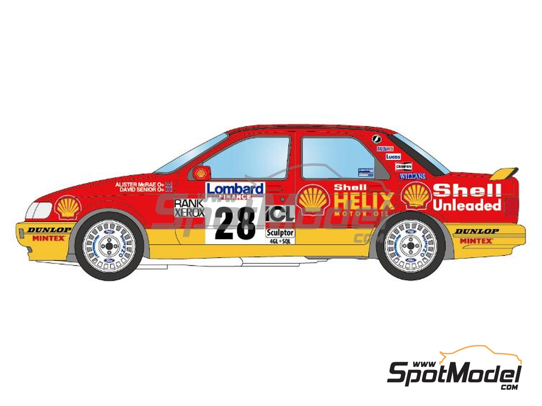 LB Production LB24081: Marking / livery 1/24 scale - Ford Sierra ...