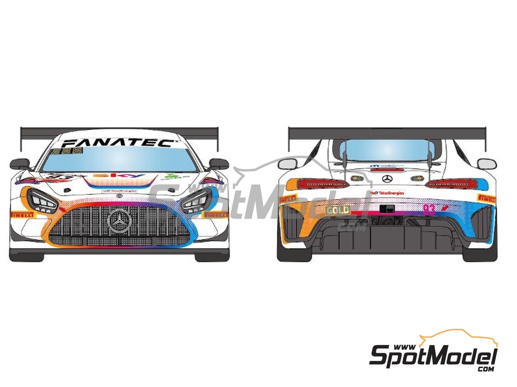 LB Production LB24093: Marking / livery 1/24 scale - Mercedes Benz AMG ...
