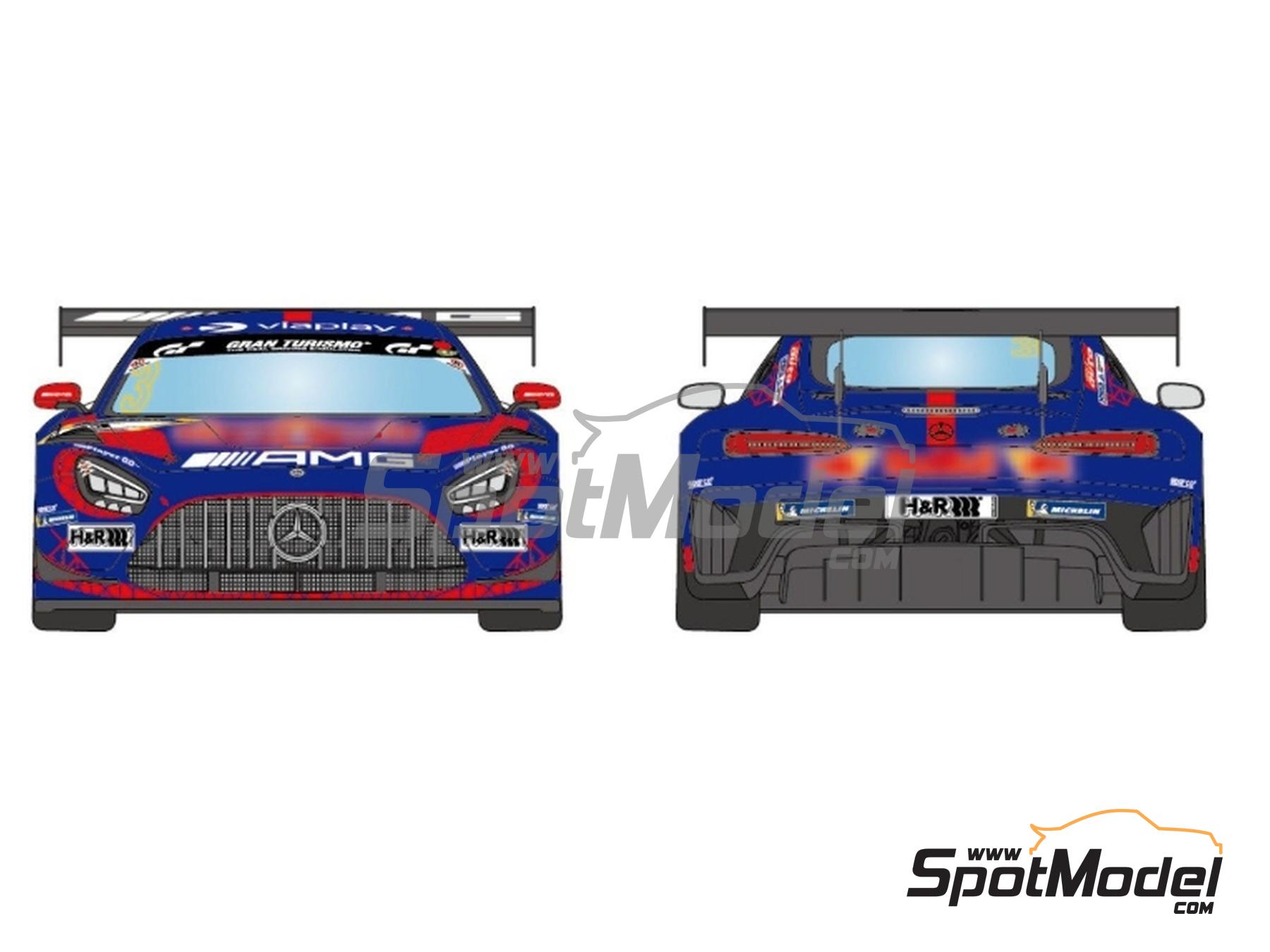 LB Production LB24132: Marking / livery 1/24 scale - Mercedes Benz AMG ...
