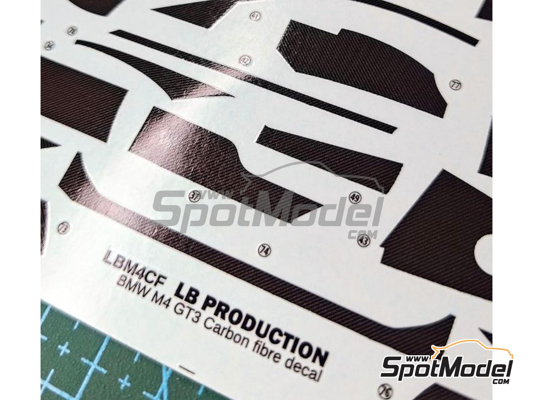 LB Production LBM4CF: Carbon fibre pattern decal set 1/24 scale - BMW ...