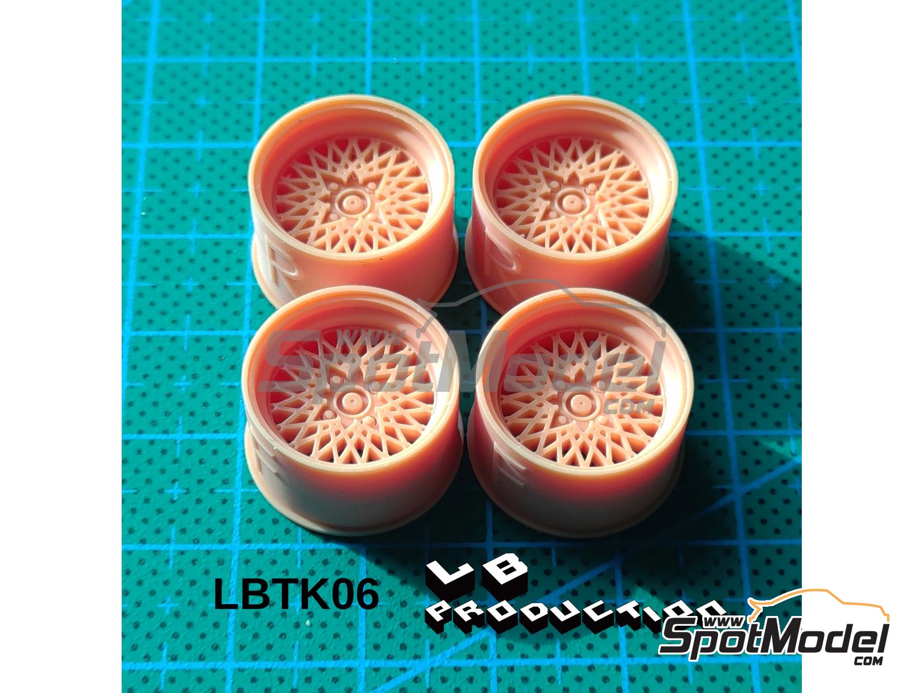LB Production LBTK06: Rims 1/24 scale - Formula Mesh - for Hasegawa ...