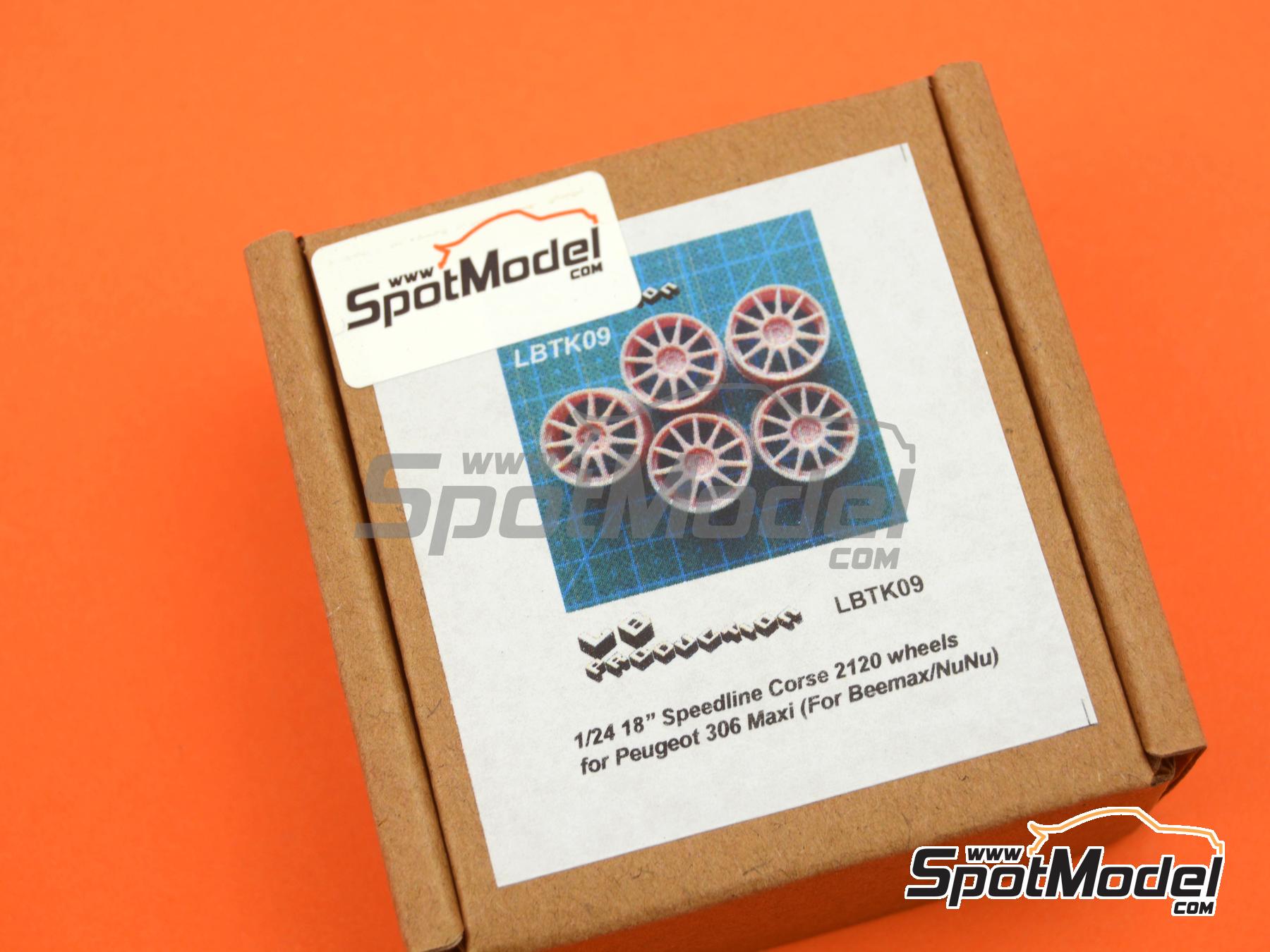 LB Production LBTK09: Rims 1/24 scale - Speedline Corse 2120 18 inches ...