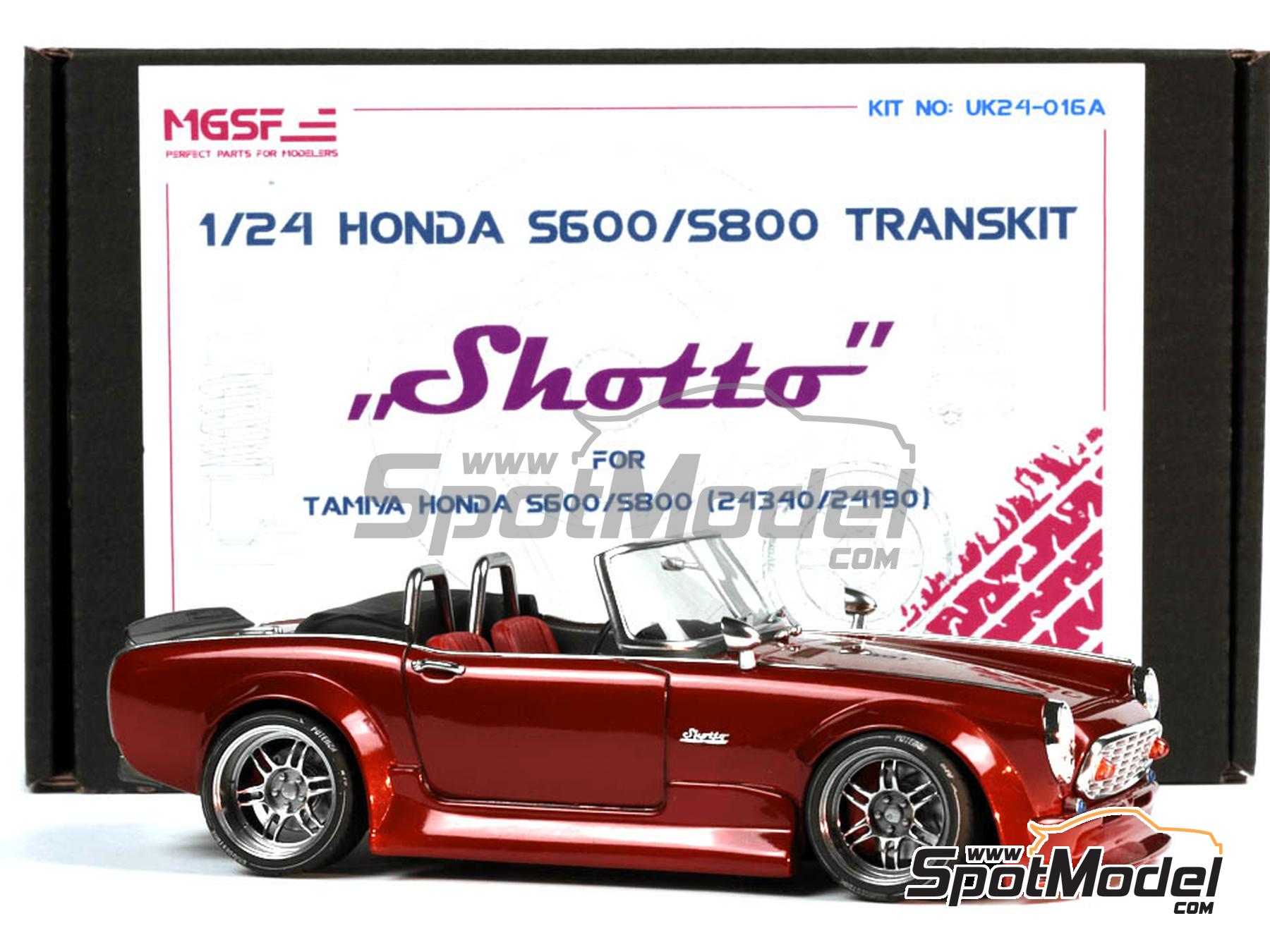 MGSF UK24-016A: Transkit 1/24 scale - Honda S600/S800 Shakotan Shotto - for Tamiya references ...