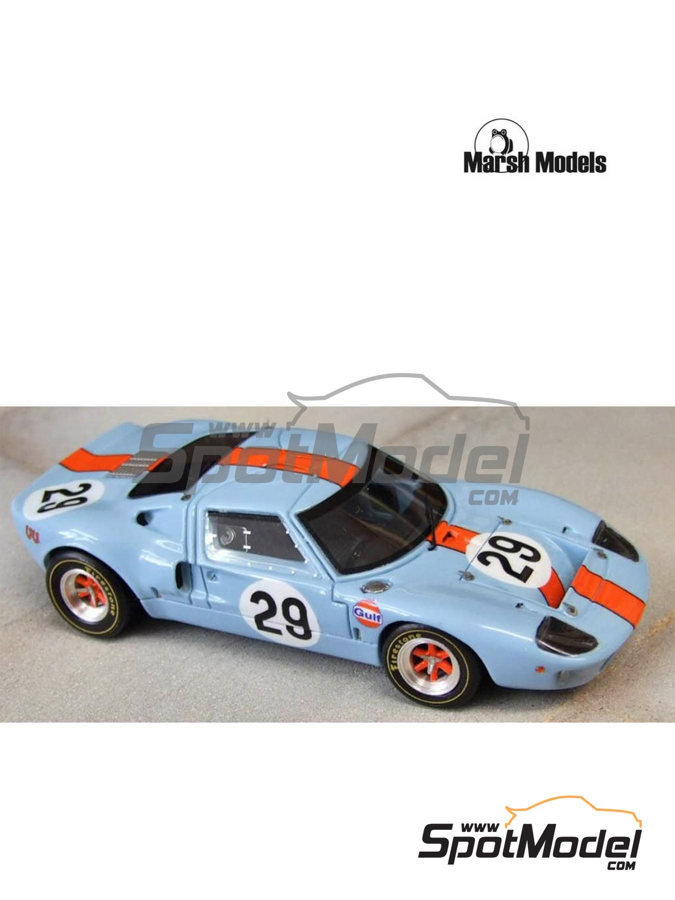 Marsh Models MM252: Car scale model kit 1/43 scale - Ford GT40 John ...