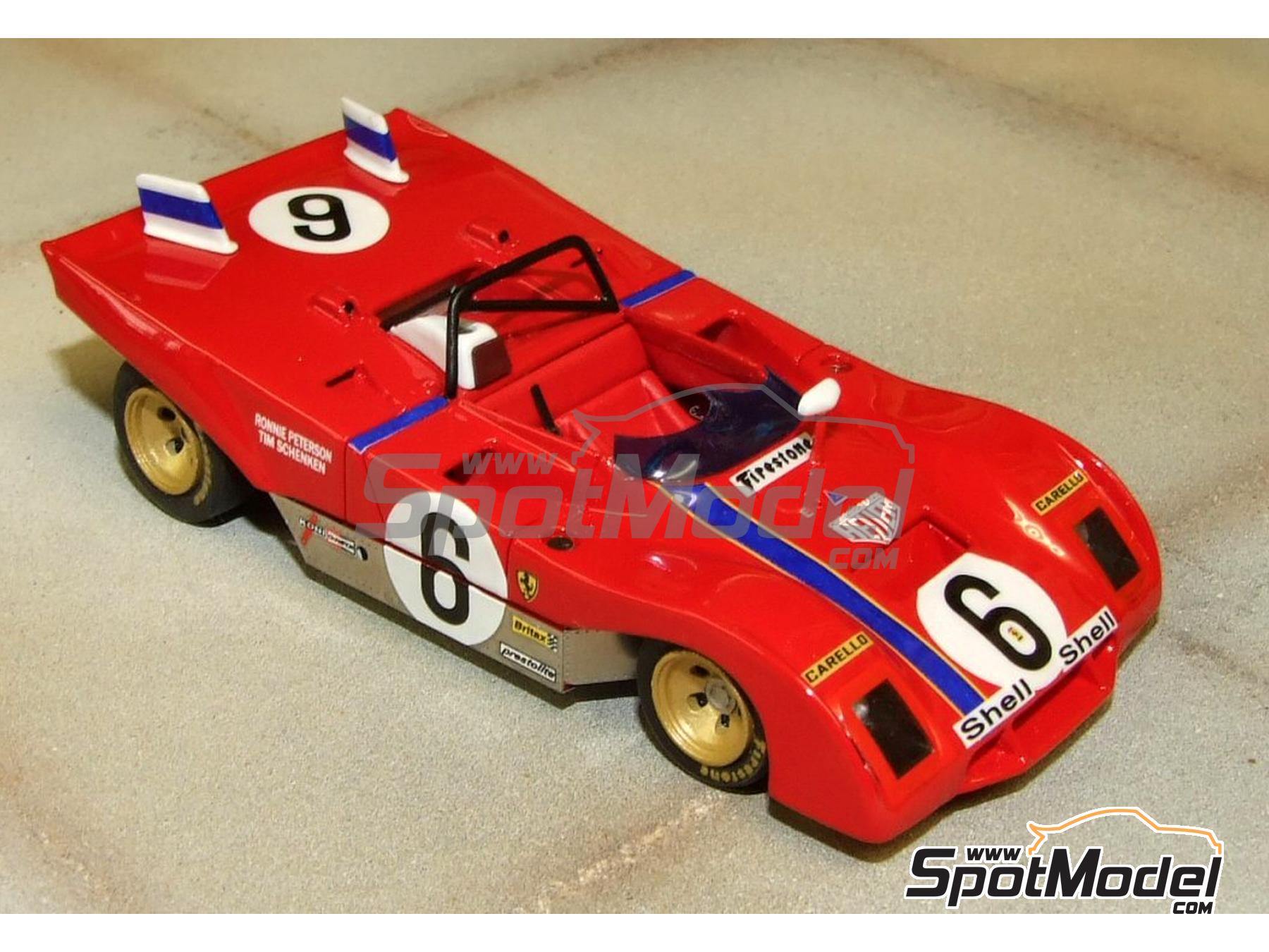 Marsh Models MM260: Car scale model kit 1/43 scale - Ferrari 312PB Spa ...