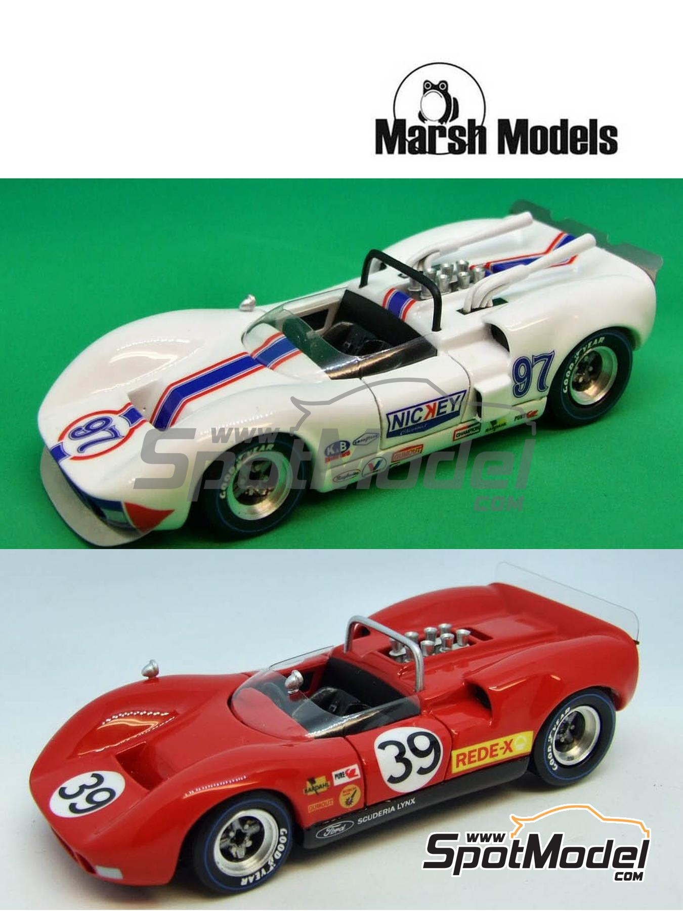 Marsh Models MM293: Car scale model kit 1/43 scale - McLaren M1B #6, 18 ...