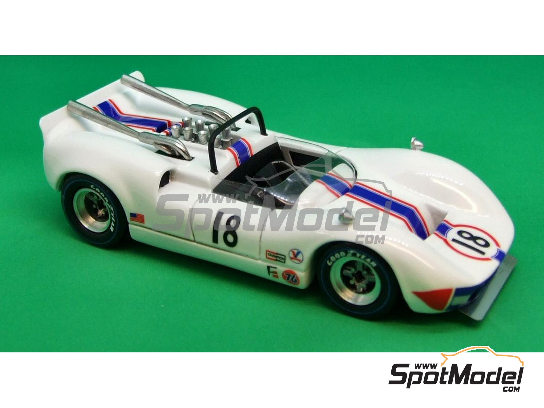 Marsh Models MM293: Car scale model kit 1/43 scale - McLaren M1B #6, 18 ...