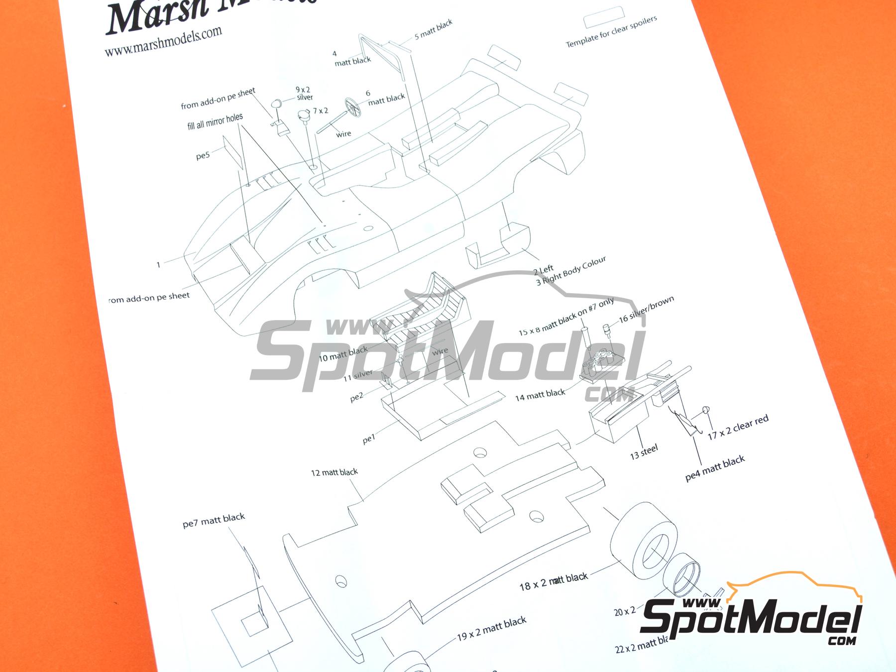 Marsh Models MM294: Car scale model kit 1/43 scale - McLaren M12 Bill ...