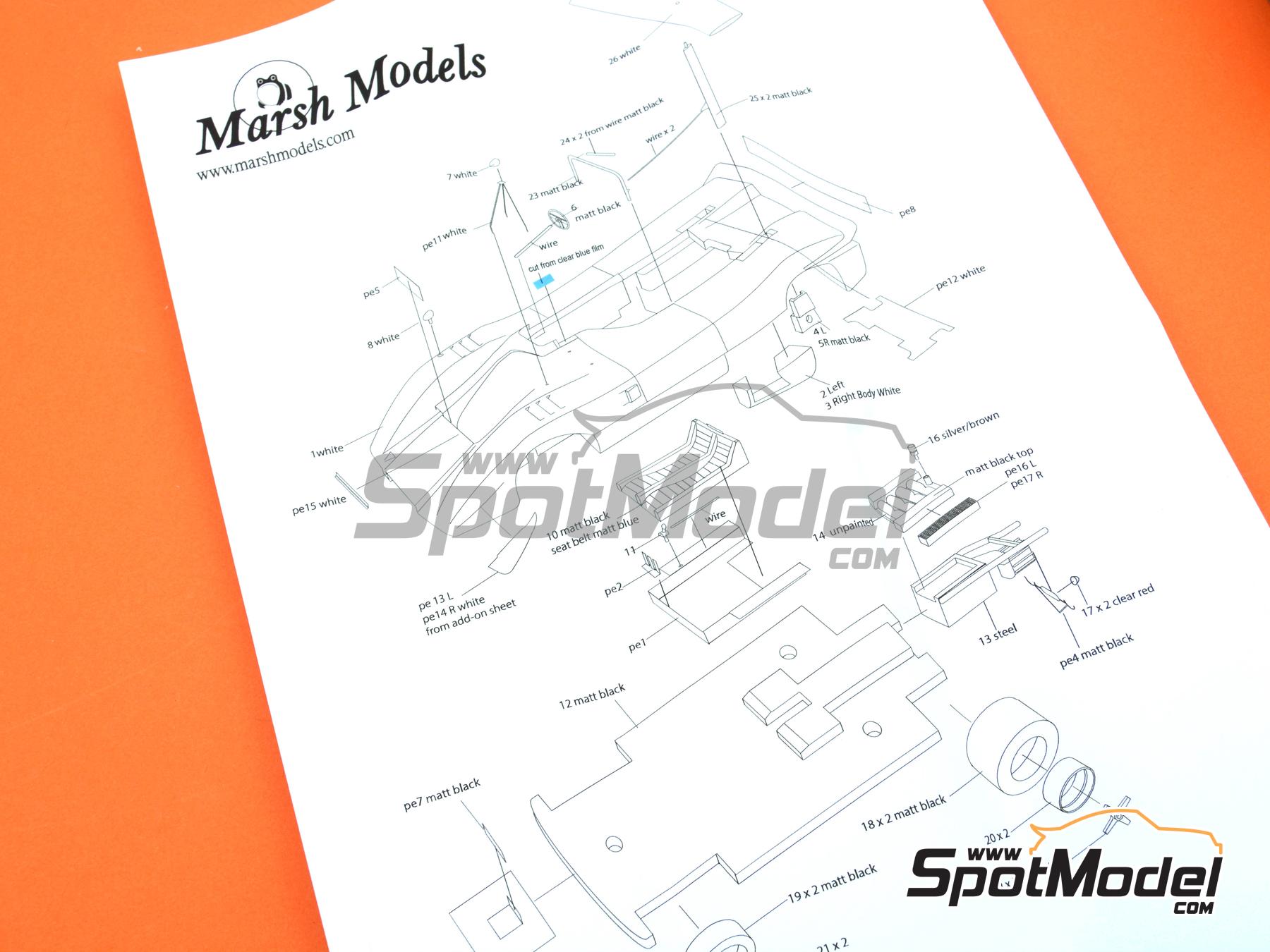 Marsh Models MM309: Car scale model kit 1/43 scale - McLaren M12 ...