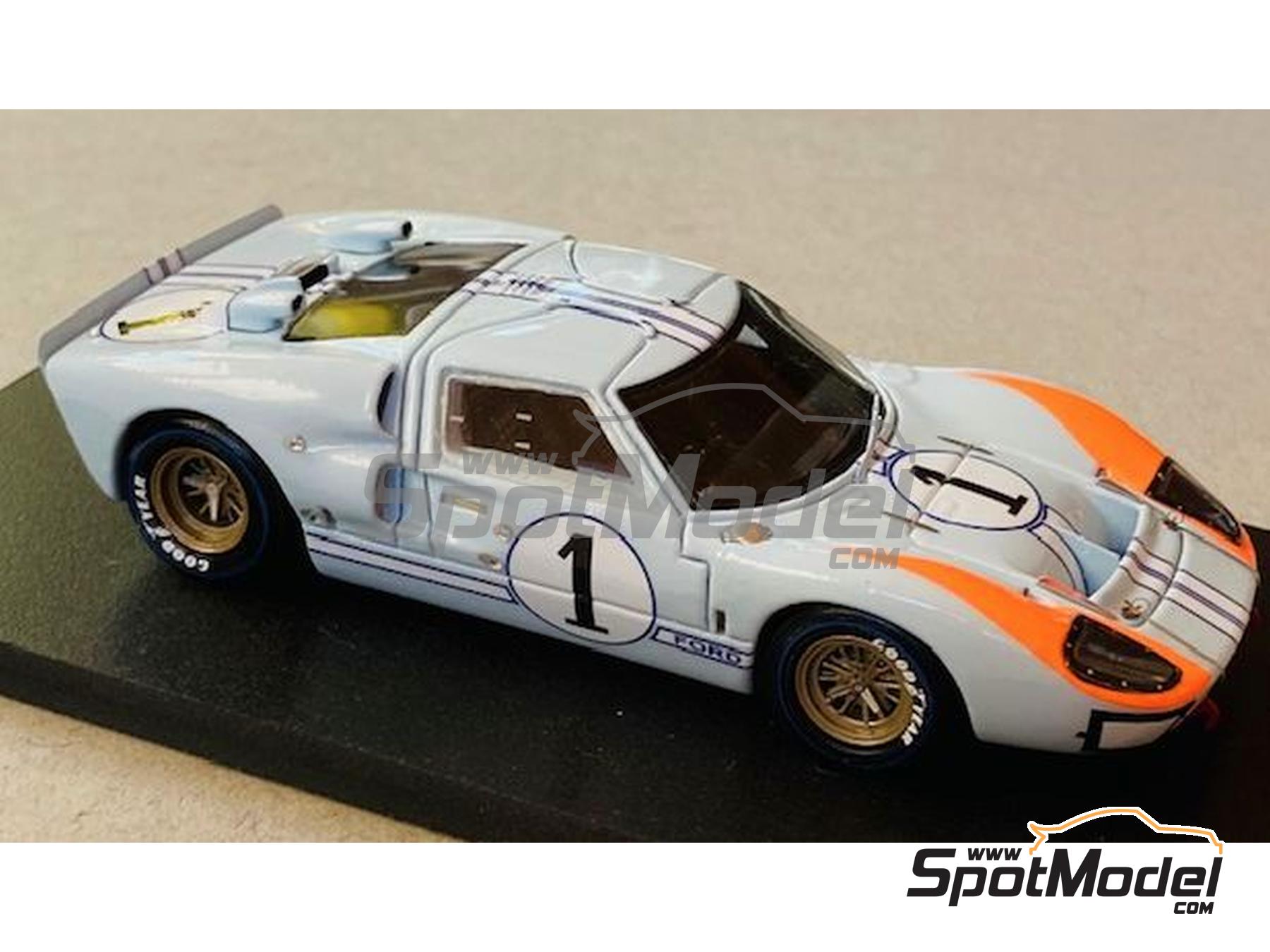 Marsh Models MM323: Car scale model kit 1/43 scale - Ford GT40 Mk II #1 ...