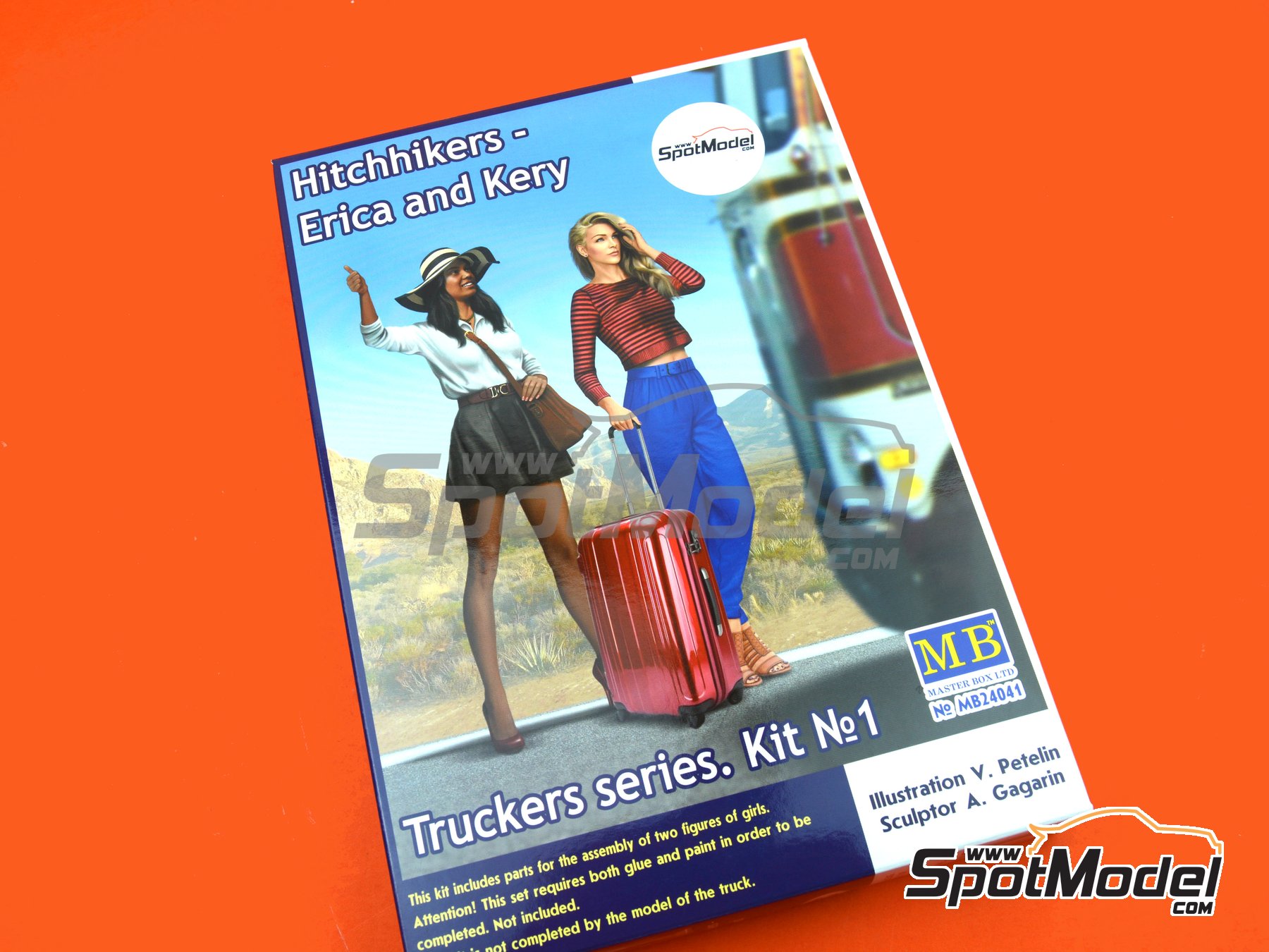 Master Box Ltd MB24041: Figures set 1/24 scale - Hitchhikers Erica ...