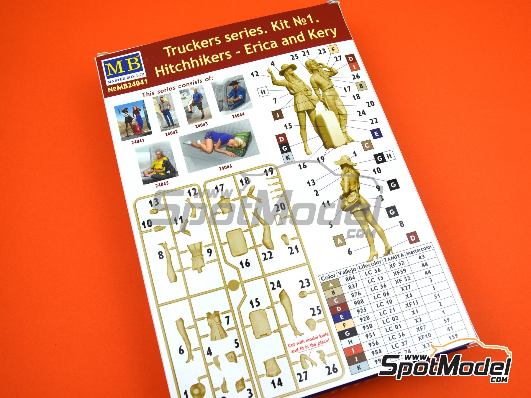 Master Box Ltd MB24041: Figures set 1/24 scale - Hitchhikers Erica ...