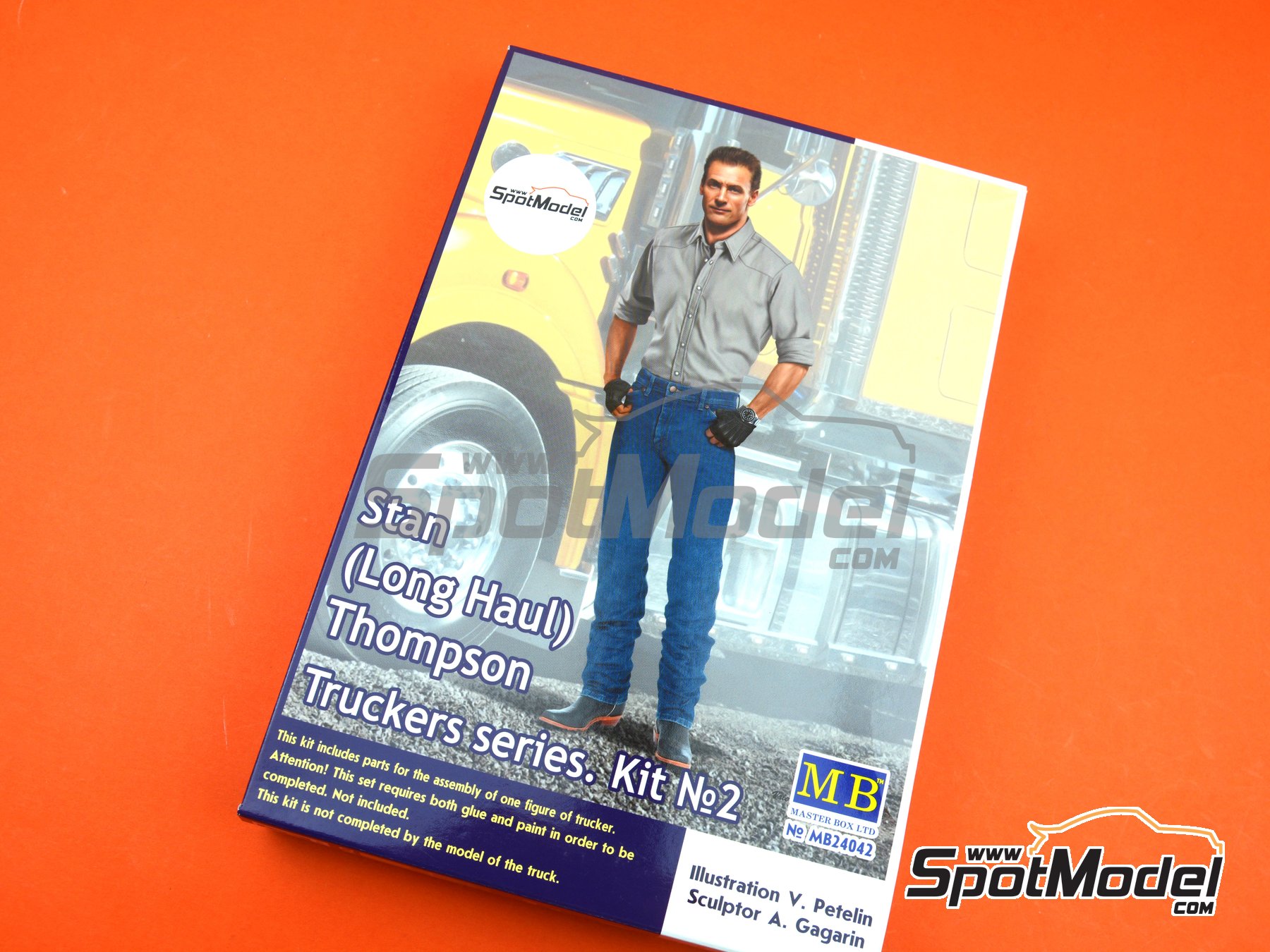 Master Box Ltd MB24042: Figure 1/24 scale - Stan Long Haul Thompson ...