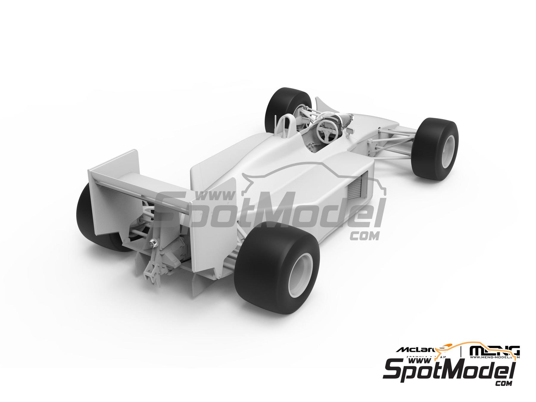 Meng Model CS-007: Car scale model kit 1/24 scale - McLaren Honda MP4/4 ...