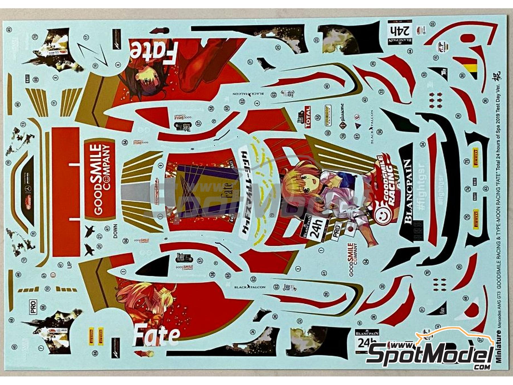 Miniature CS020: Marking / livery 1/24 scale - Mercedes AMG GT3 Evo ...