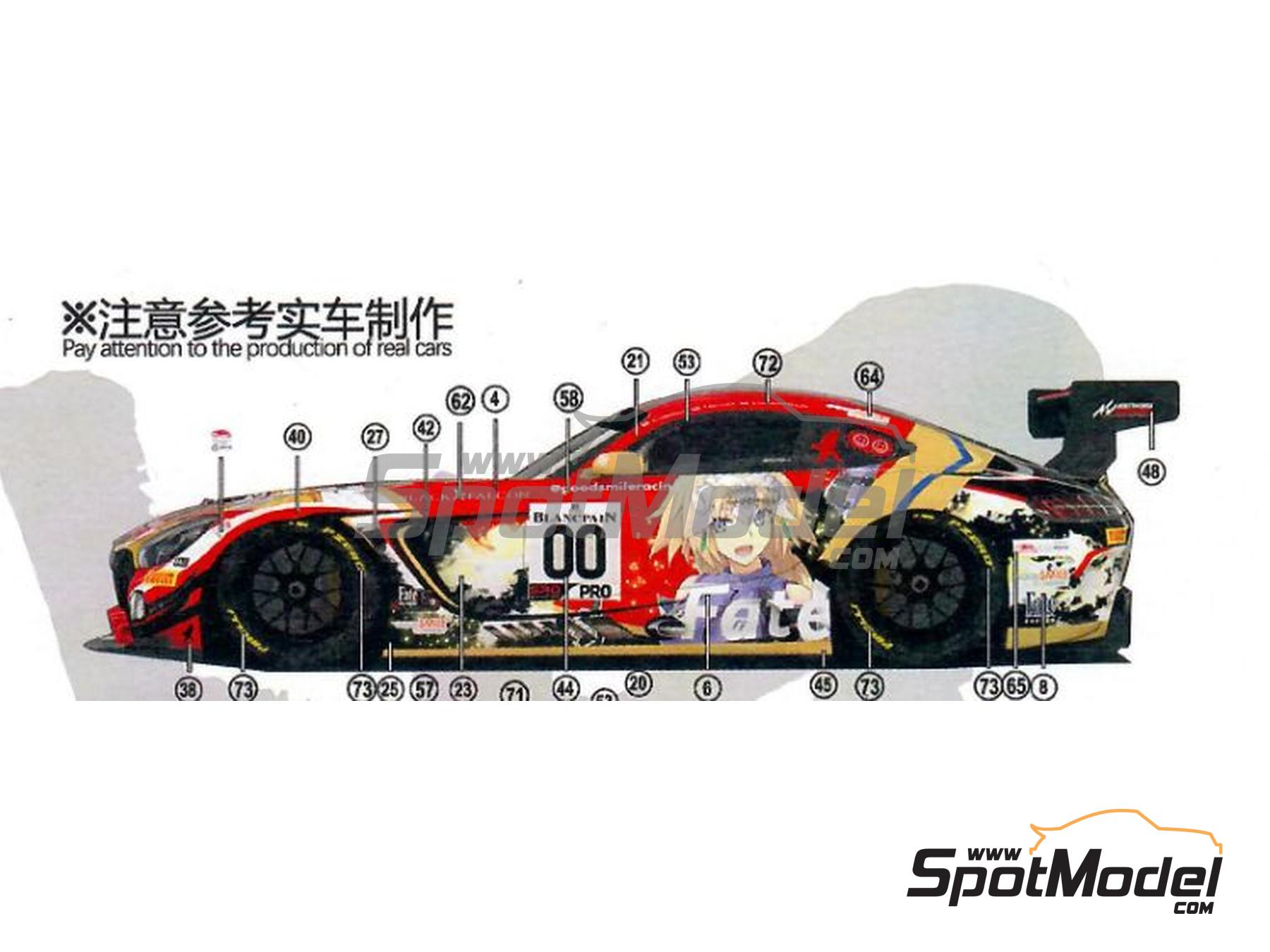 Miniature CS021: Marking / livery 1/24 scale - Mercedes AMG GT3 Evo ...