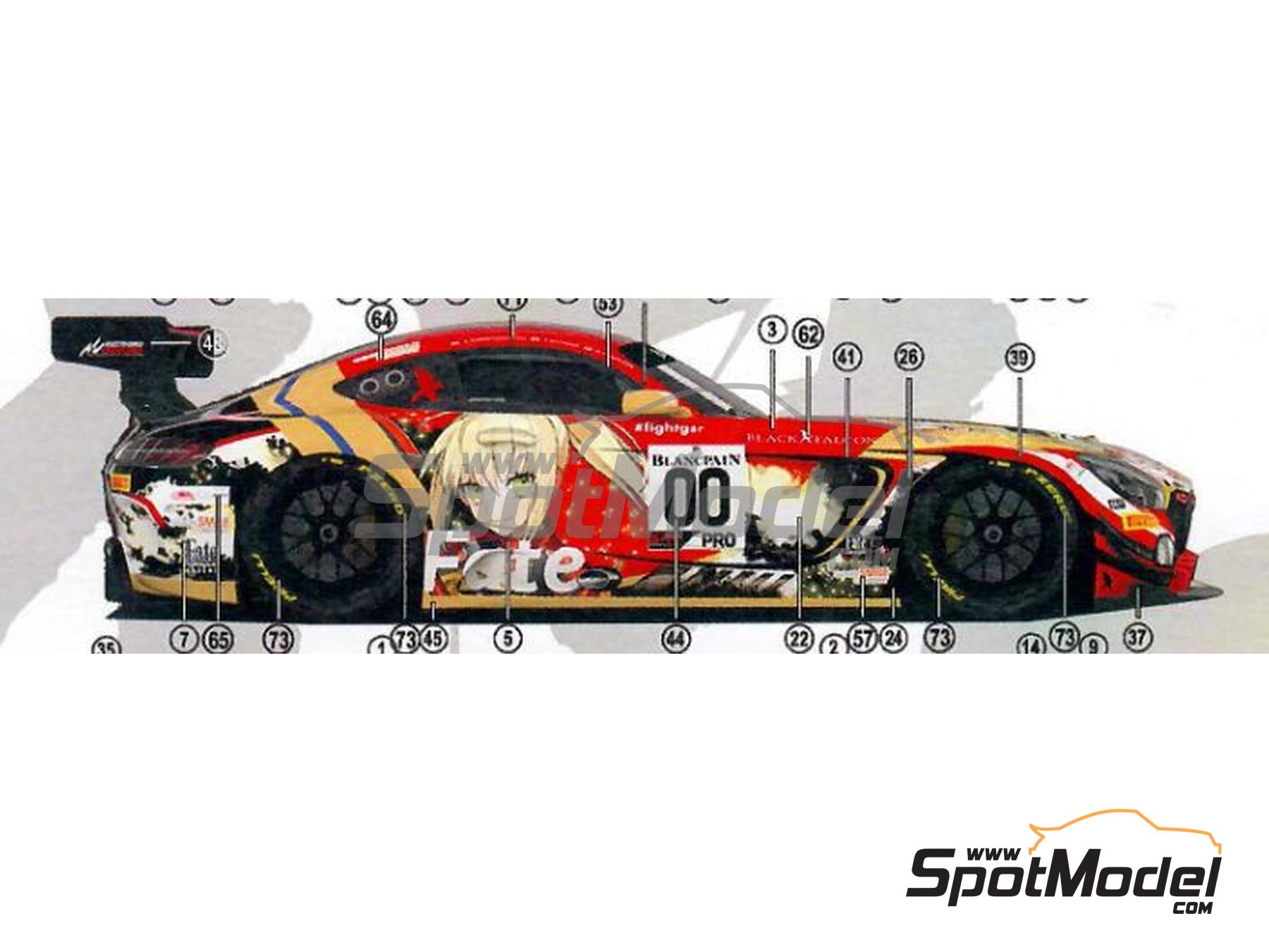 Miniature CS021: Marking / livery 1/24 scale - Mercedes AMG GT3 Evo ...