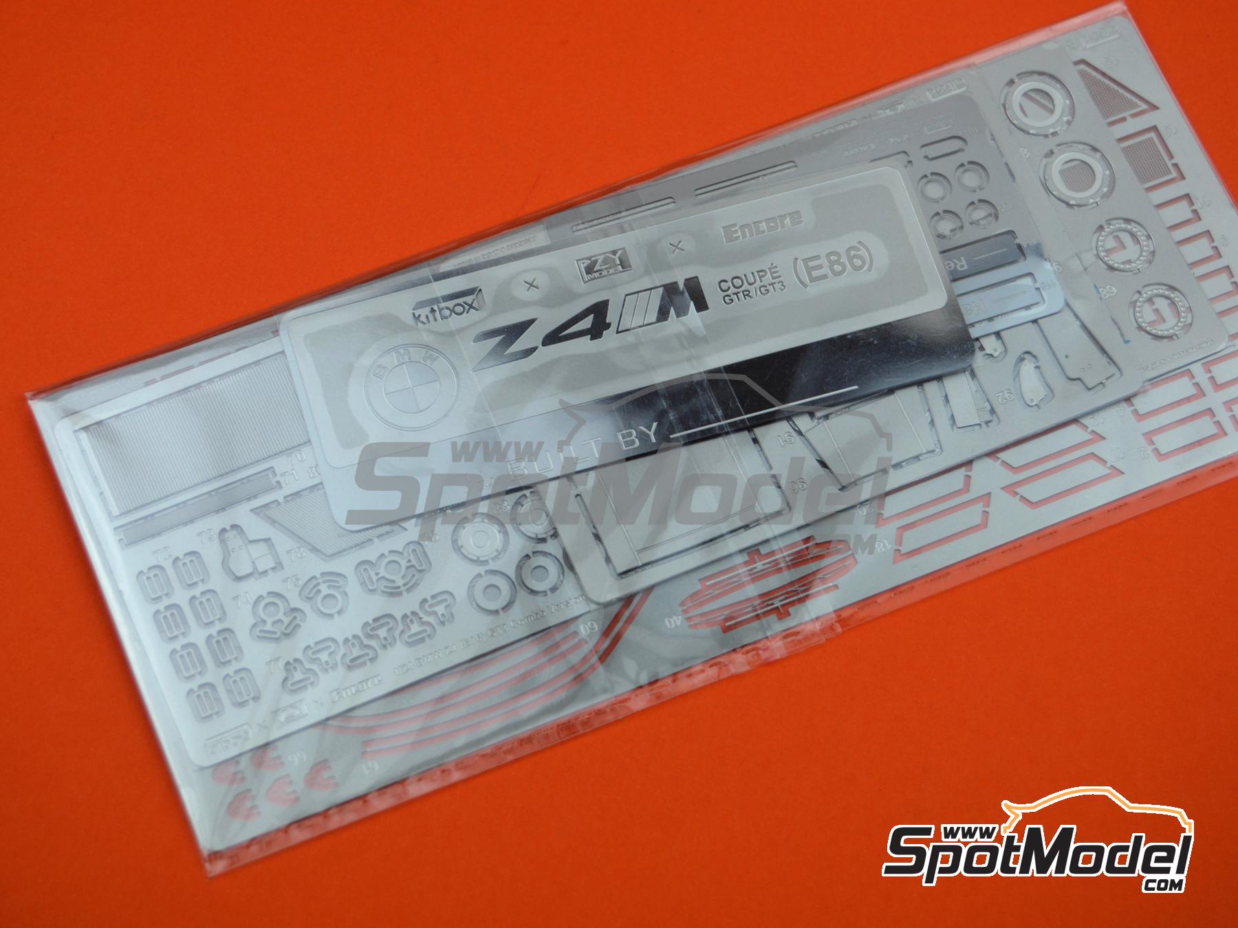 Miniature CS024: Car scale model kit 1/24 scale - BMW Z4M Coupe E86 GTR ...