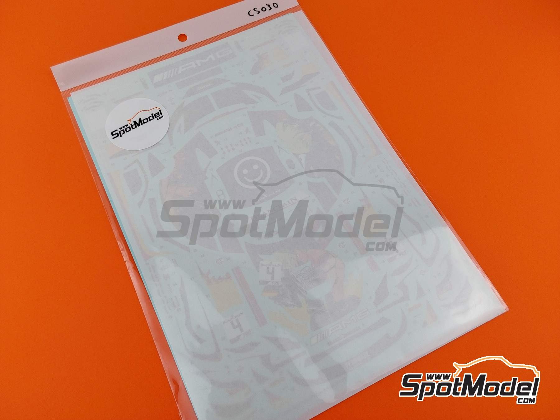 Miniature CS030: Marking / livery 1/24 scale - Mercedes AMG GT3 Black ...