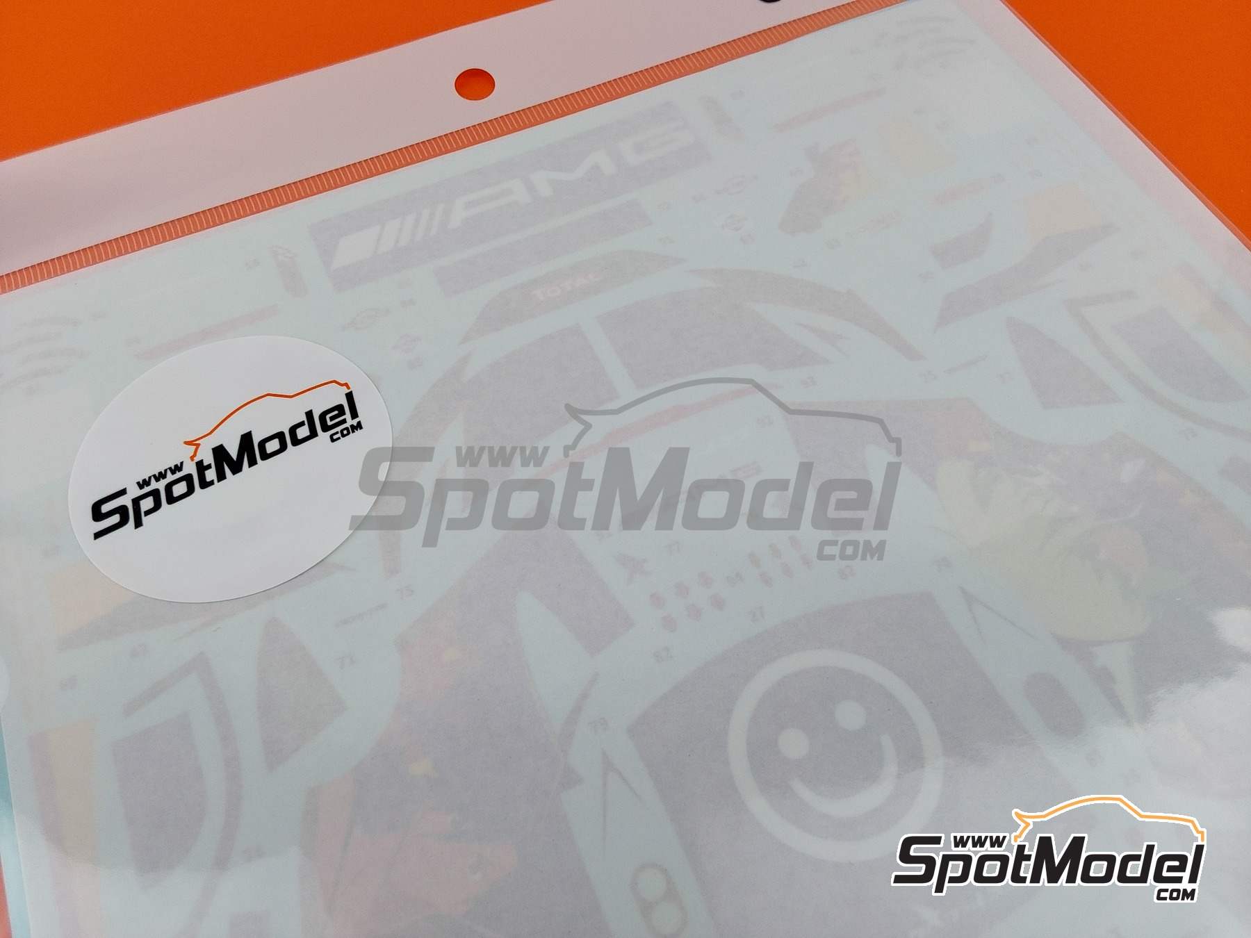 Miniature CS030: Marking / livery 1/24 scale - Mercedes AMG GT3 Black ...