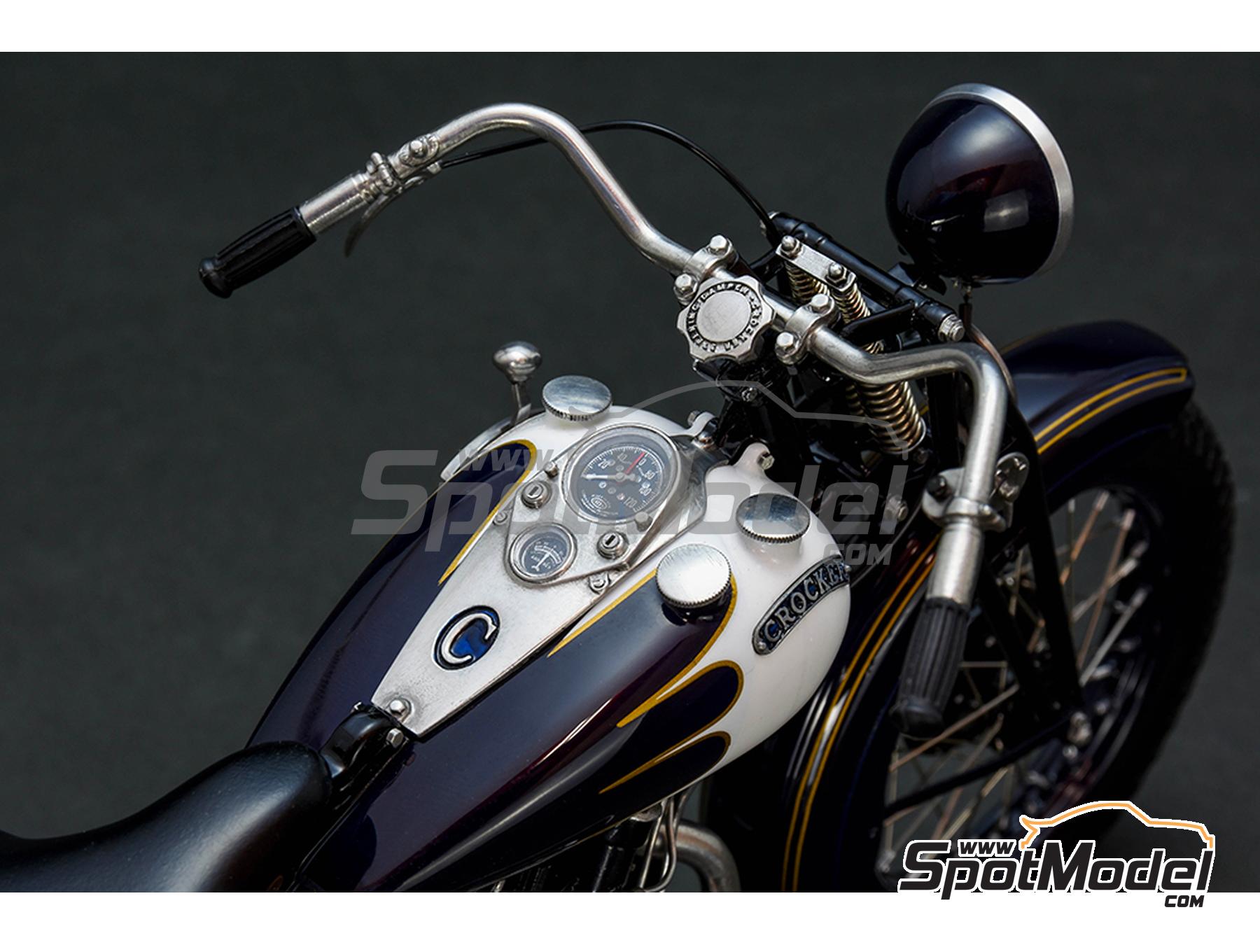 Model Factory Hiro K836: Motorbike scale model kit 1/9 scale - Crocker ...