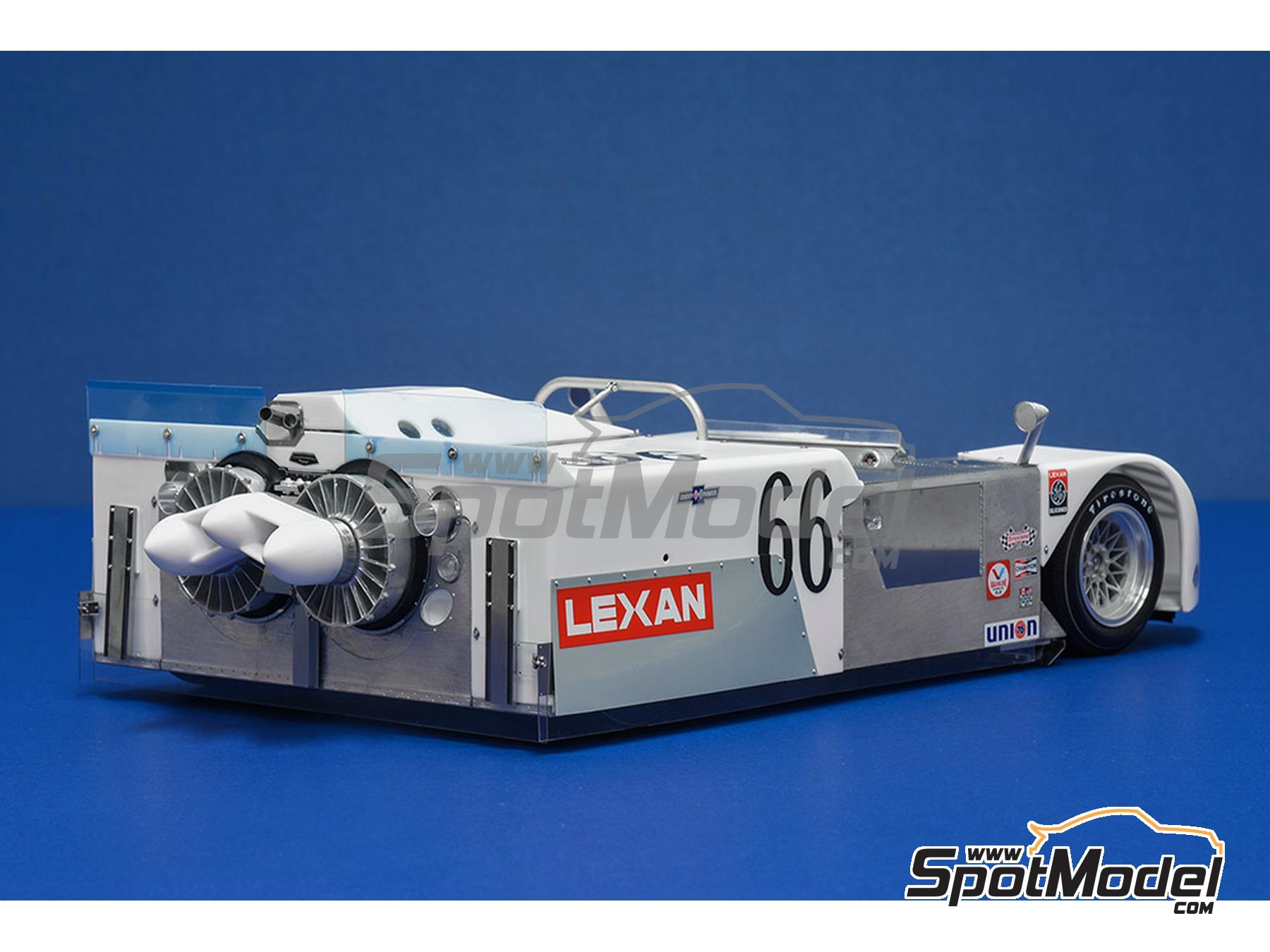 Model Factory Hiro K840: Car scale model kit 1/12 scale - Chaparral 2J ...