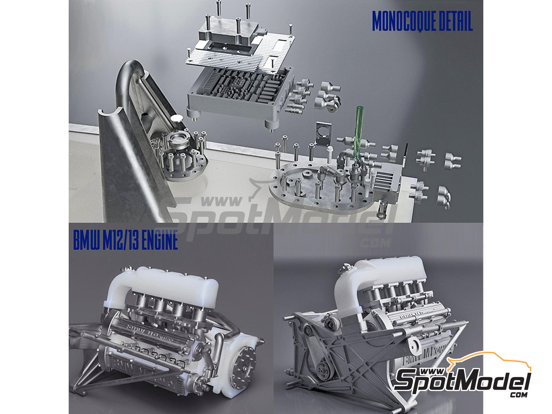 Model Factory Hiro K855: Car scale model kit 1/12 scale - Brabham BMW ...