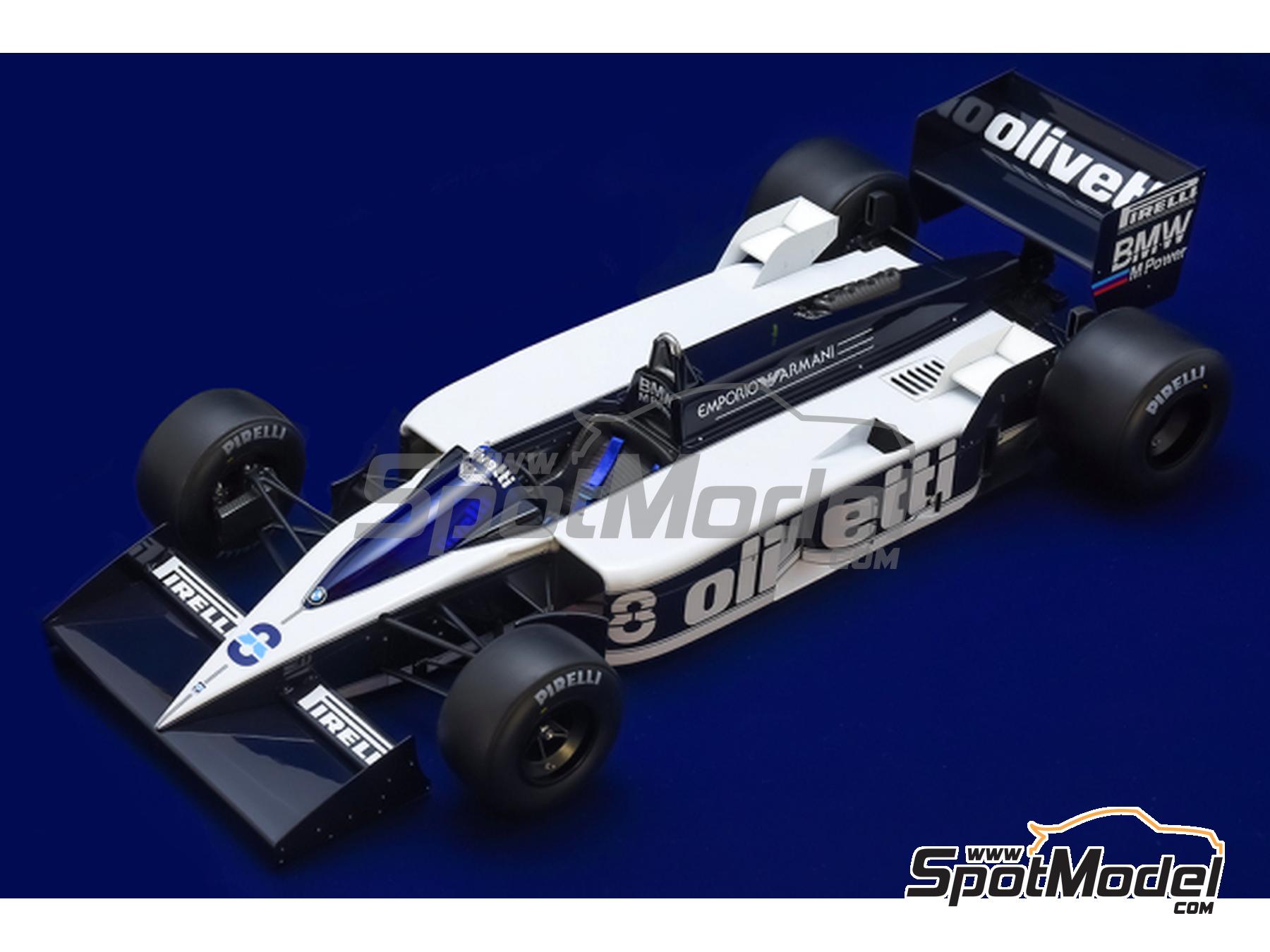 Model Factory Hiro K855: Car scale model kit 1/12 scale - Brabham BMW ...