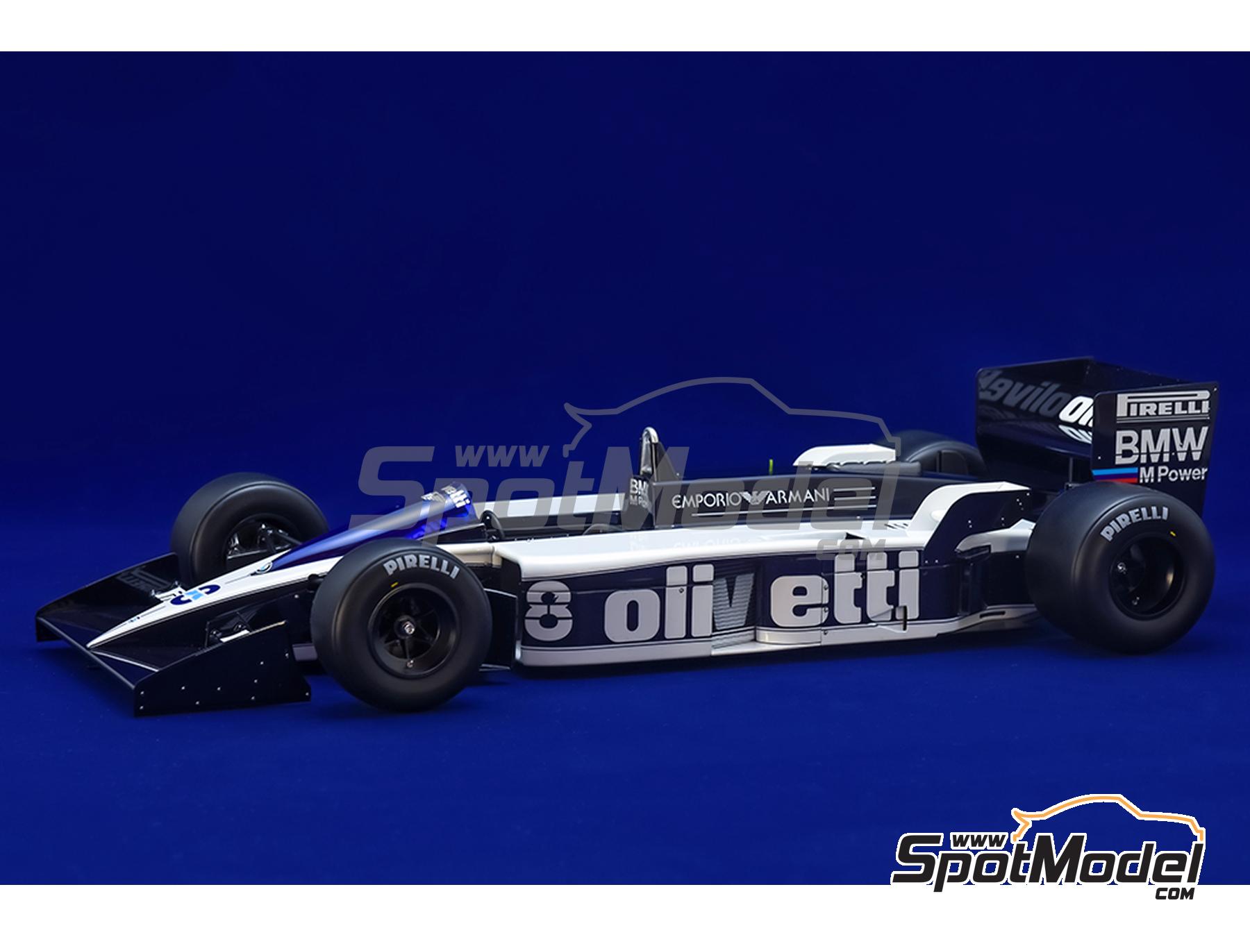 Model Factory Hiro K855: Car scale model kit 1/12 scale - Brabham BMW ...
