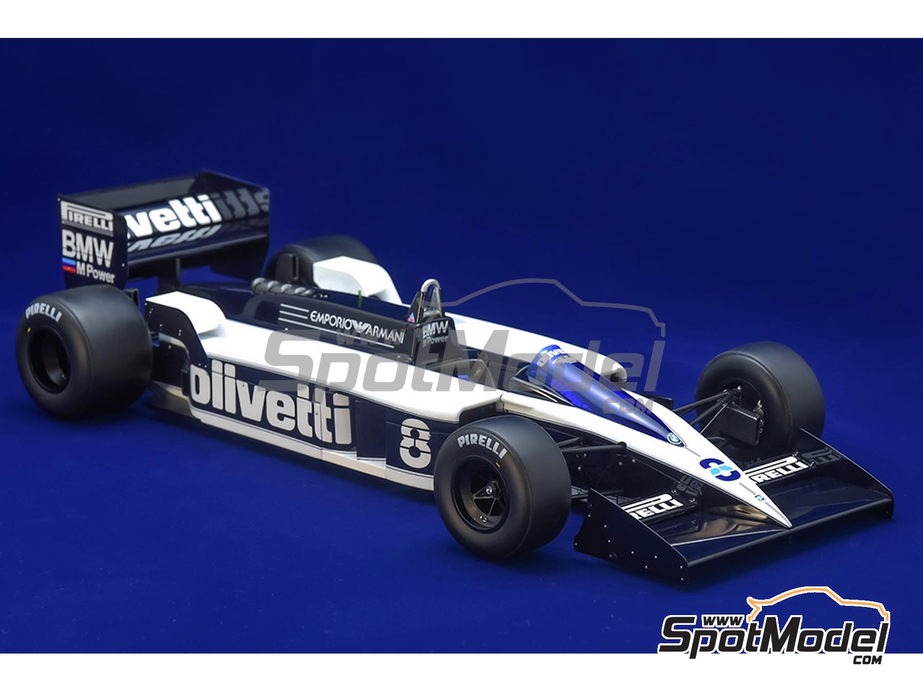 Model Factory Hiro K855: Car scale model kit 1/12 scale - Brabham BMW ...