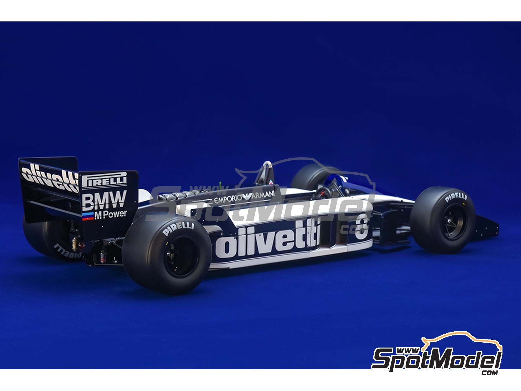 Model Factory Hiro K855: Car scale model kit 1/12 scale - Brabham BMW ...