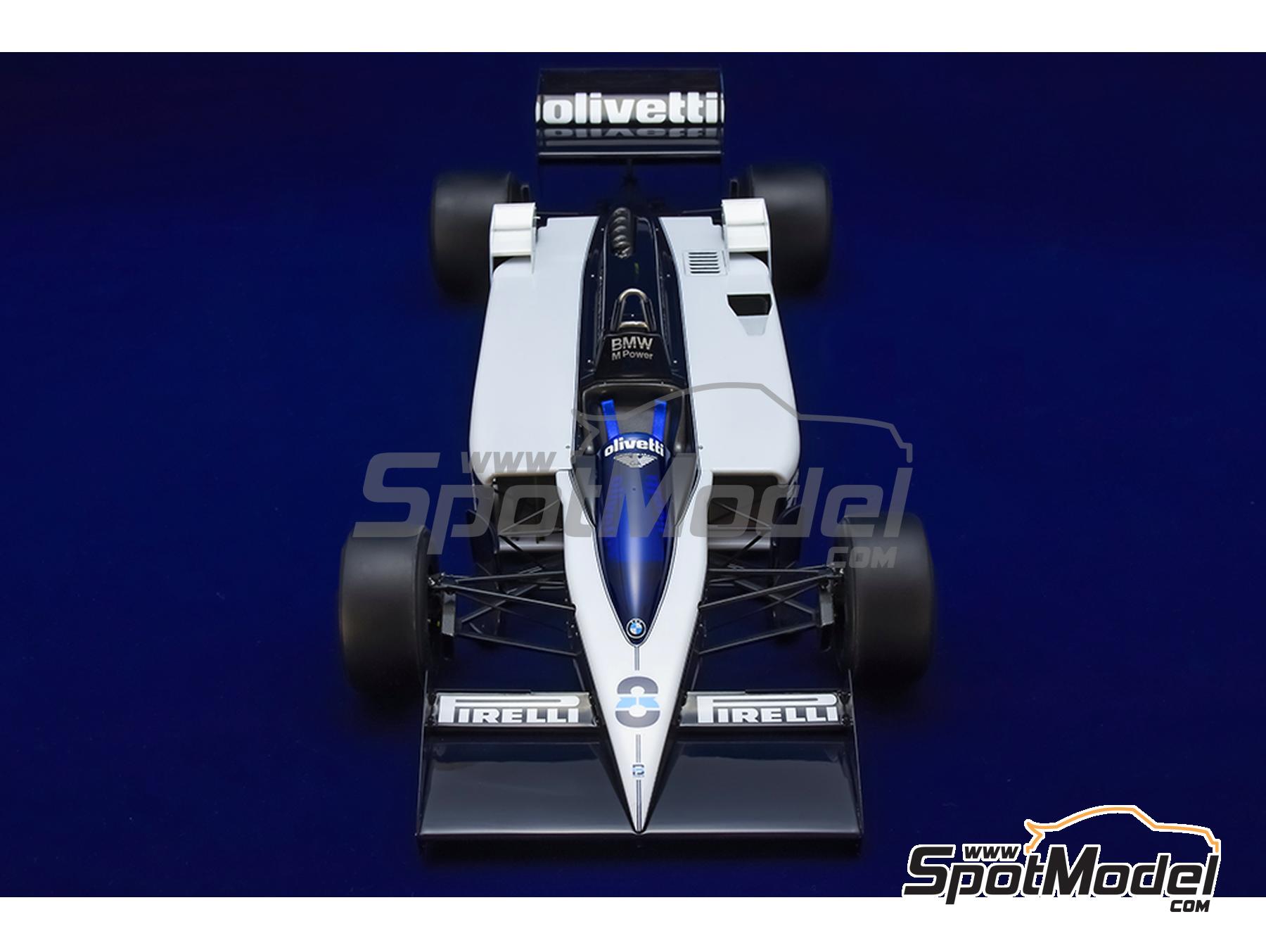 Model Factory Hiro K855: Car scale model kit 1/12 scale - Brabham BMW ...