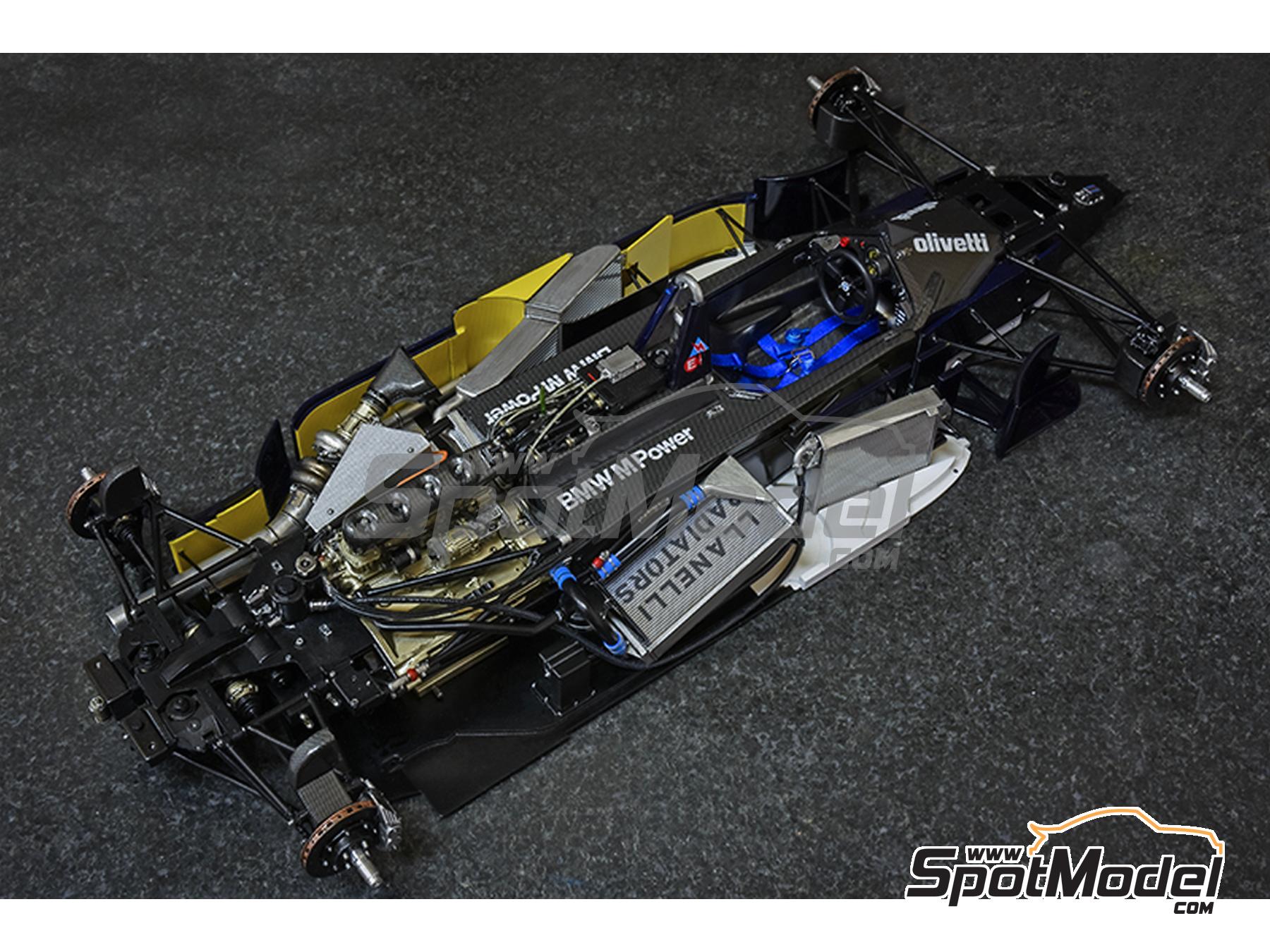 Model Factory Hiro K855: Car scale model kit 1/12 scale - Brabham BMW ...