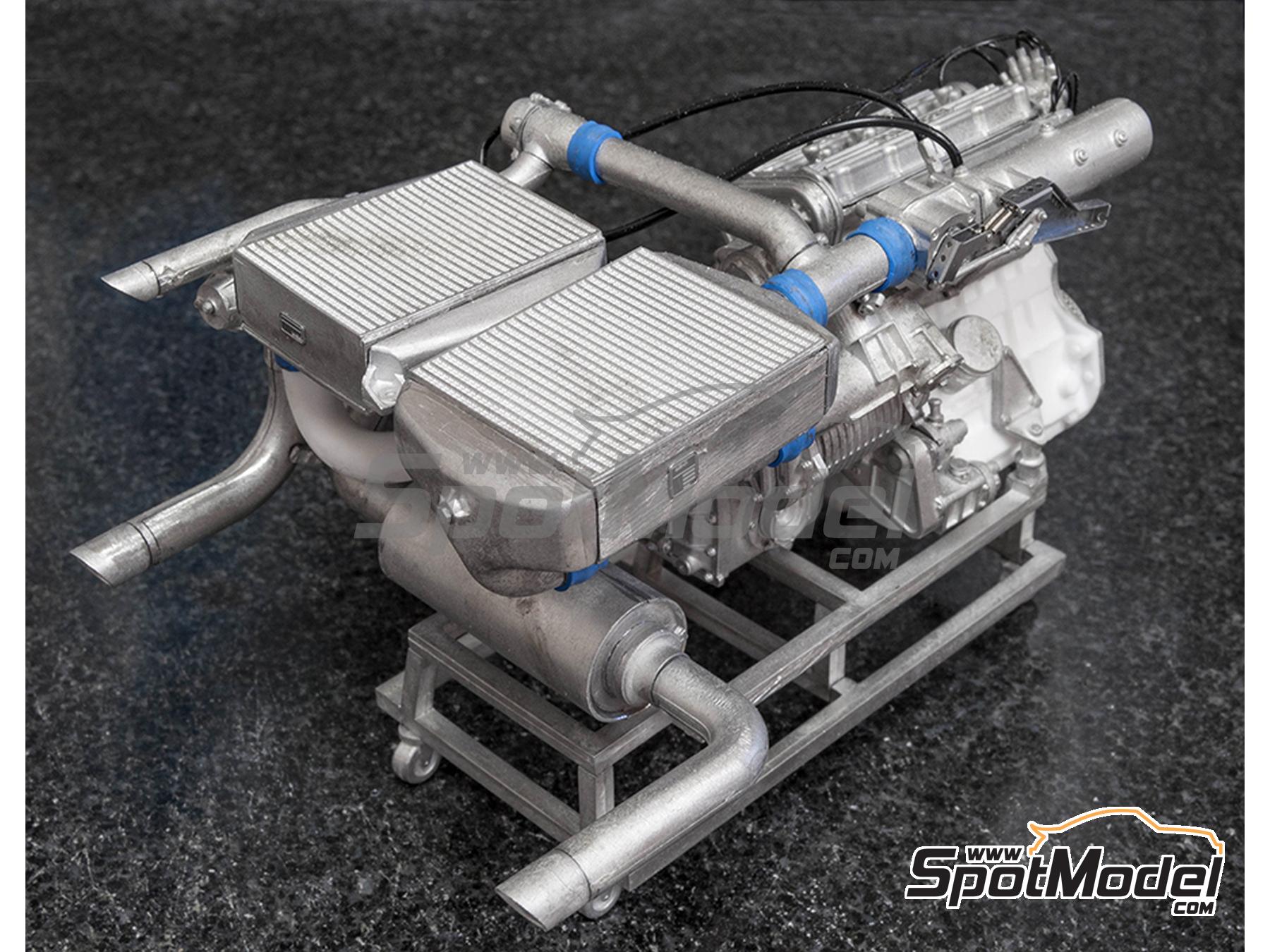 Model Factory Hiro KE015: Engine 1/12 scale - Lancia Delta S4 (ref. MFH ...