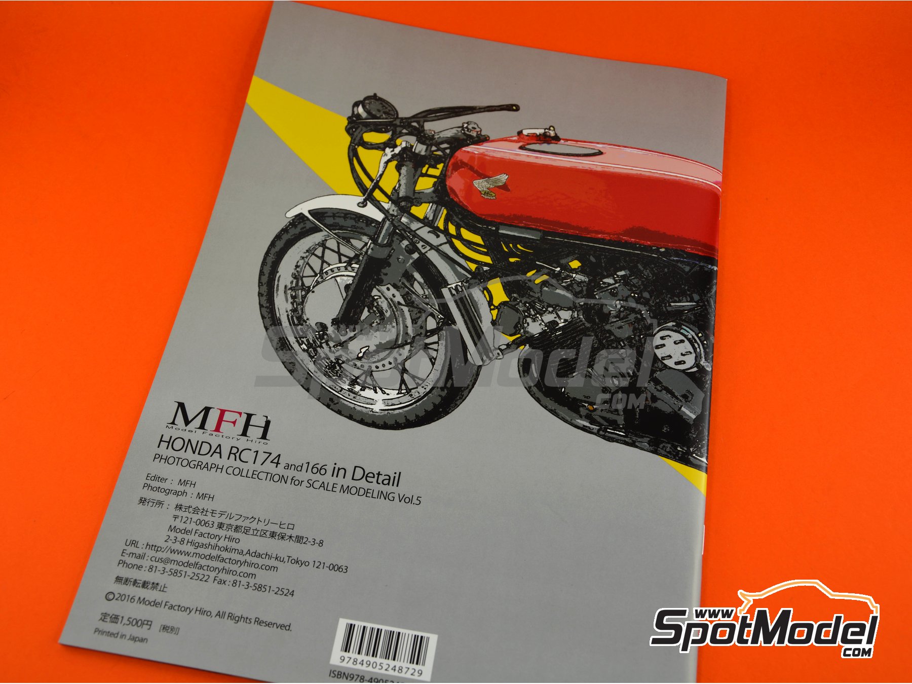 Model Factory Hiro PC05: Reference / walkaround book Honda RC174 and ...