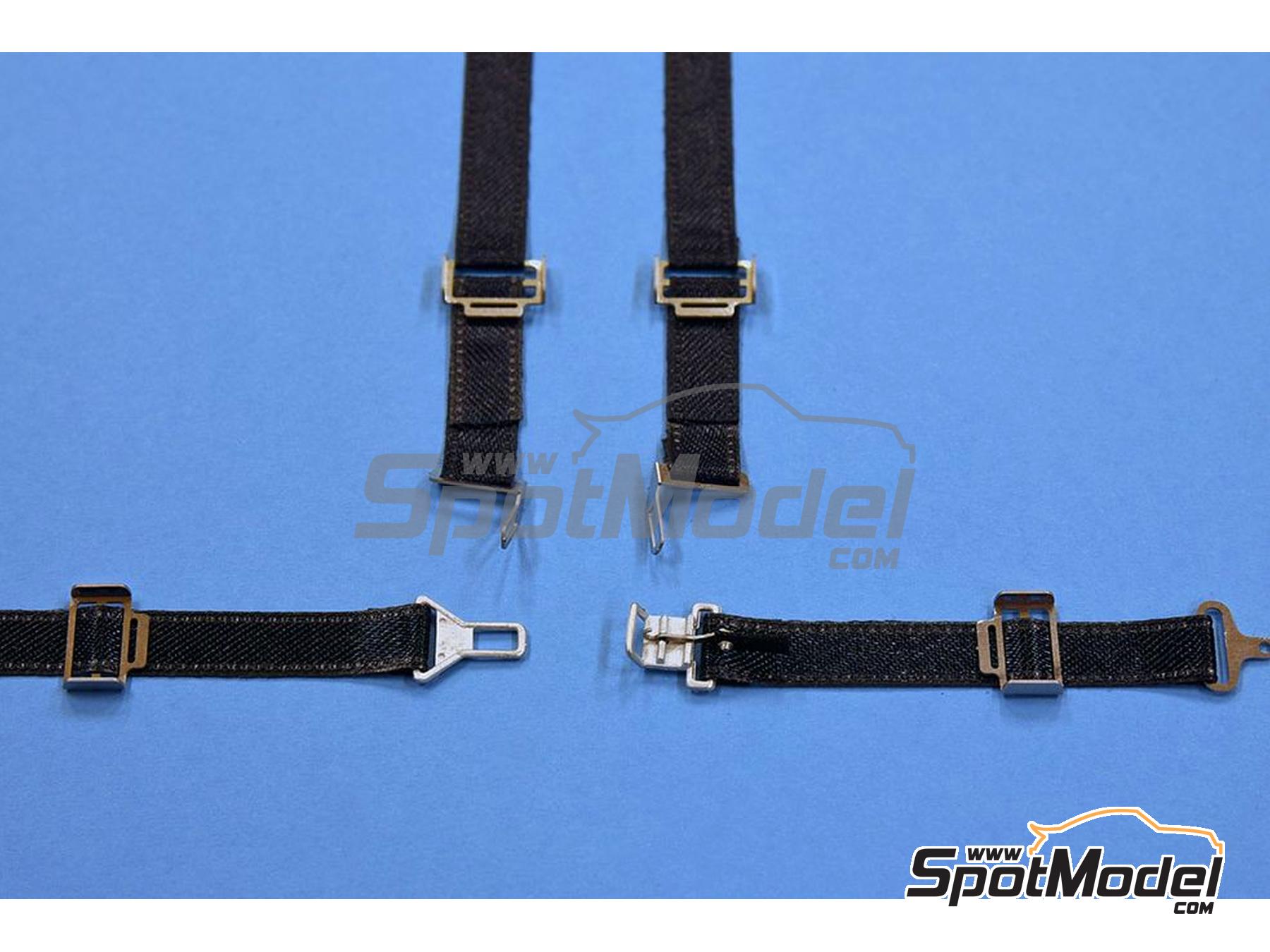 Model Factory Hiro P1183: Seatbelts 1/12 scale - U.S. Type Simpson ...