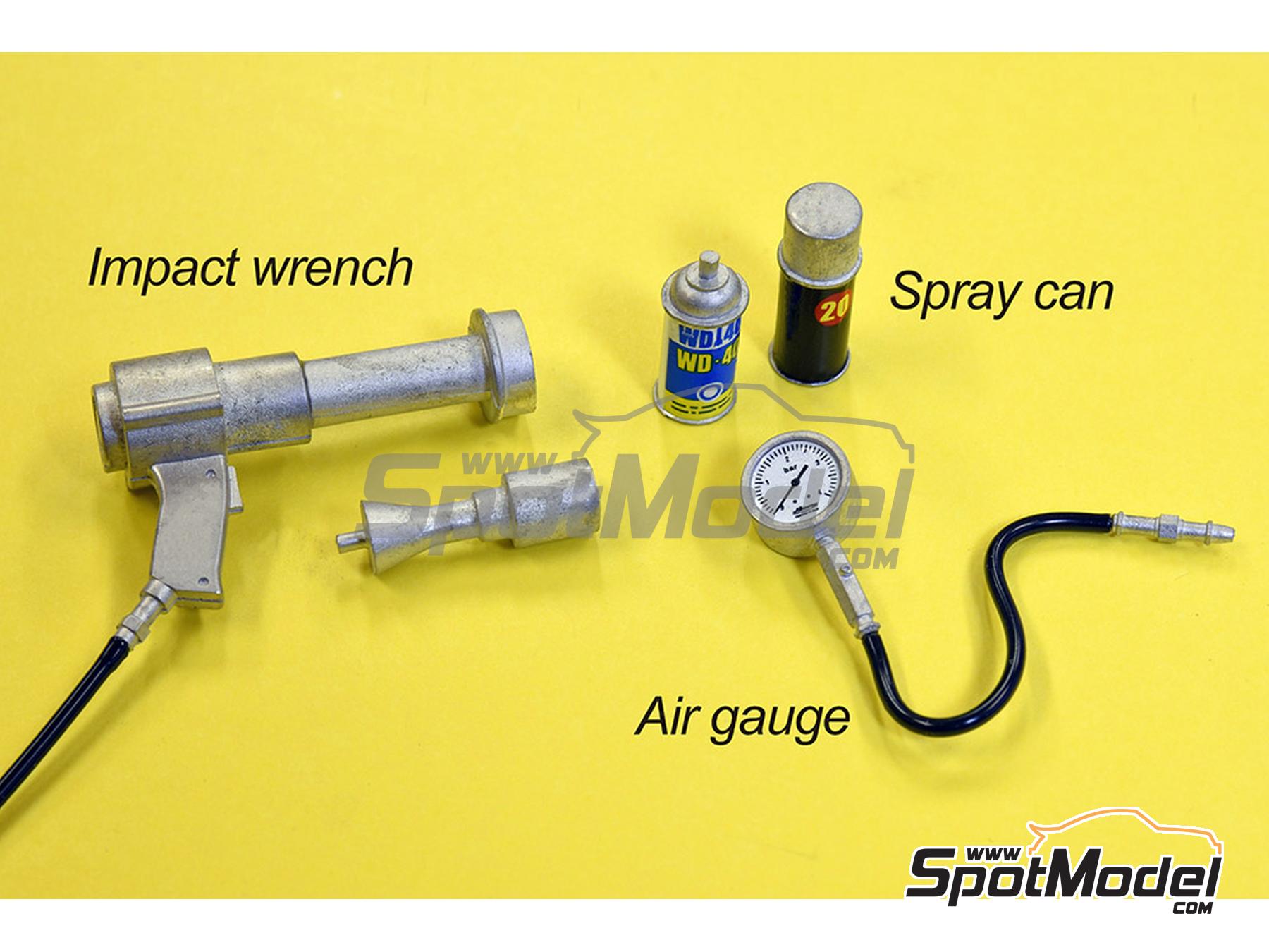 Model Factory Hiro P1225: Detail 1/12 scale - Pit Parts Set (1980's ...
