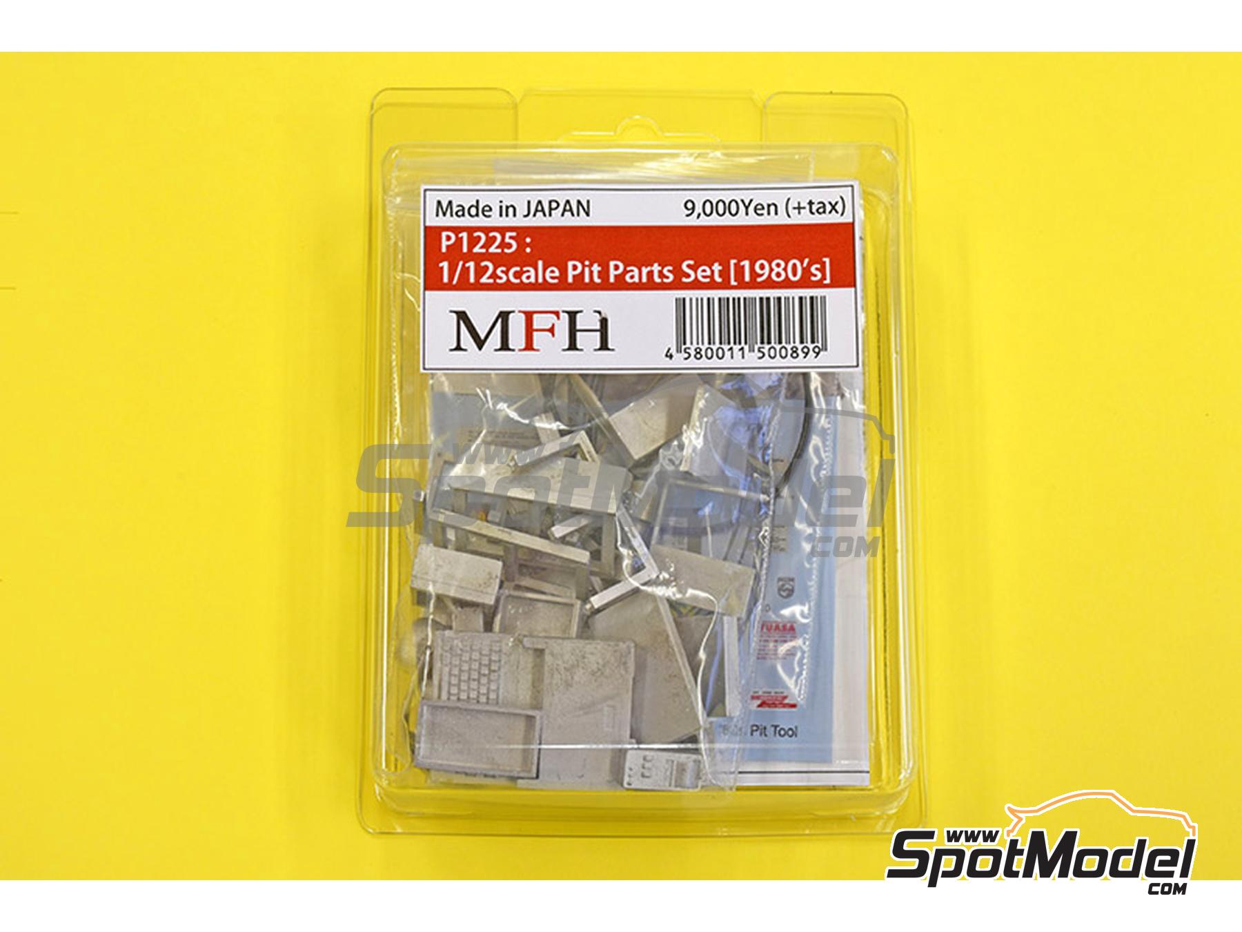 Model Factory Hiro P1225: Detail 1/12 scale - Pit Parts Set (1980's ...