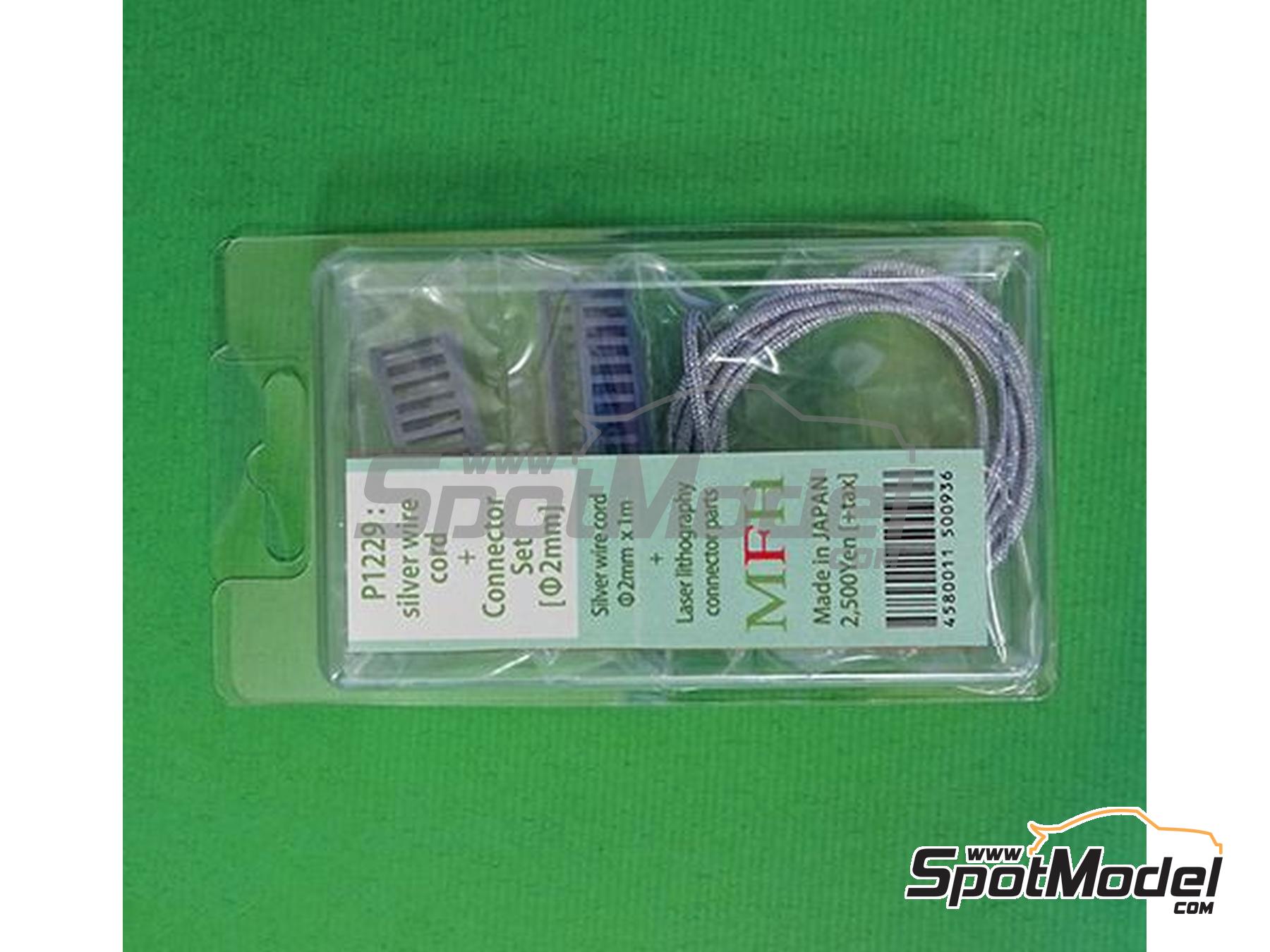 Model Factory Hiro P1229: Detail - Silver Wire Cord (2mm) + Connector ...