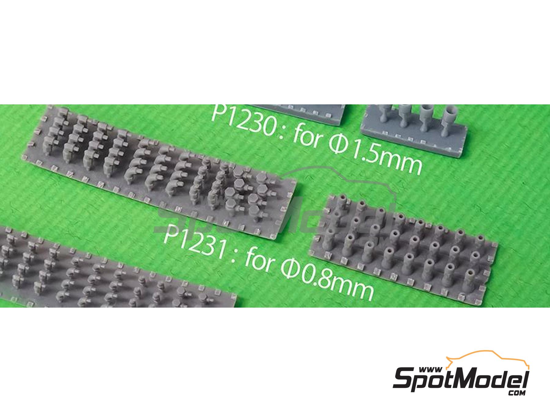 Model Factory Hiro P1231: Detail - Silver Wire Cord (0.8mm) + Connector ...