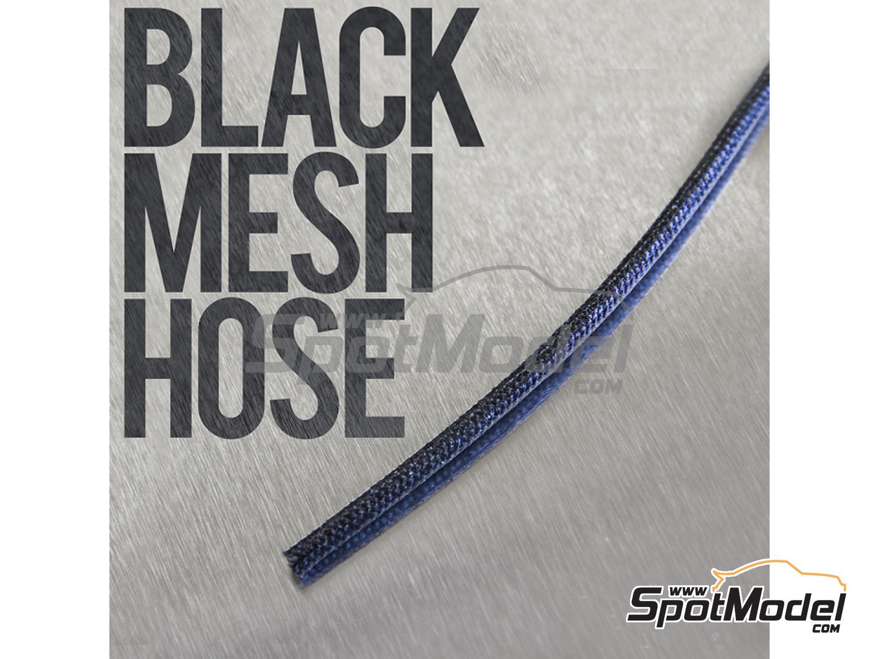 Model Factory Hiro P1243: Pipe - Black Mesh Hose 1.8mm (ref. MFH-P1243 ...