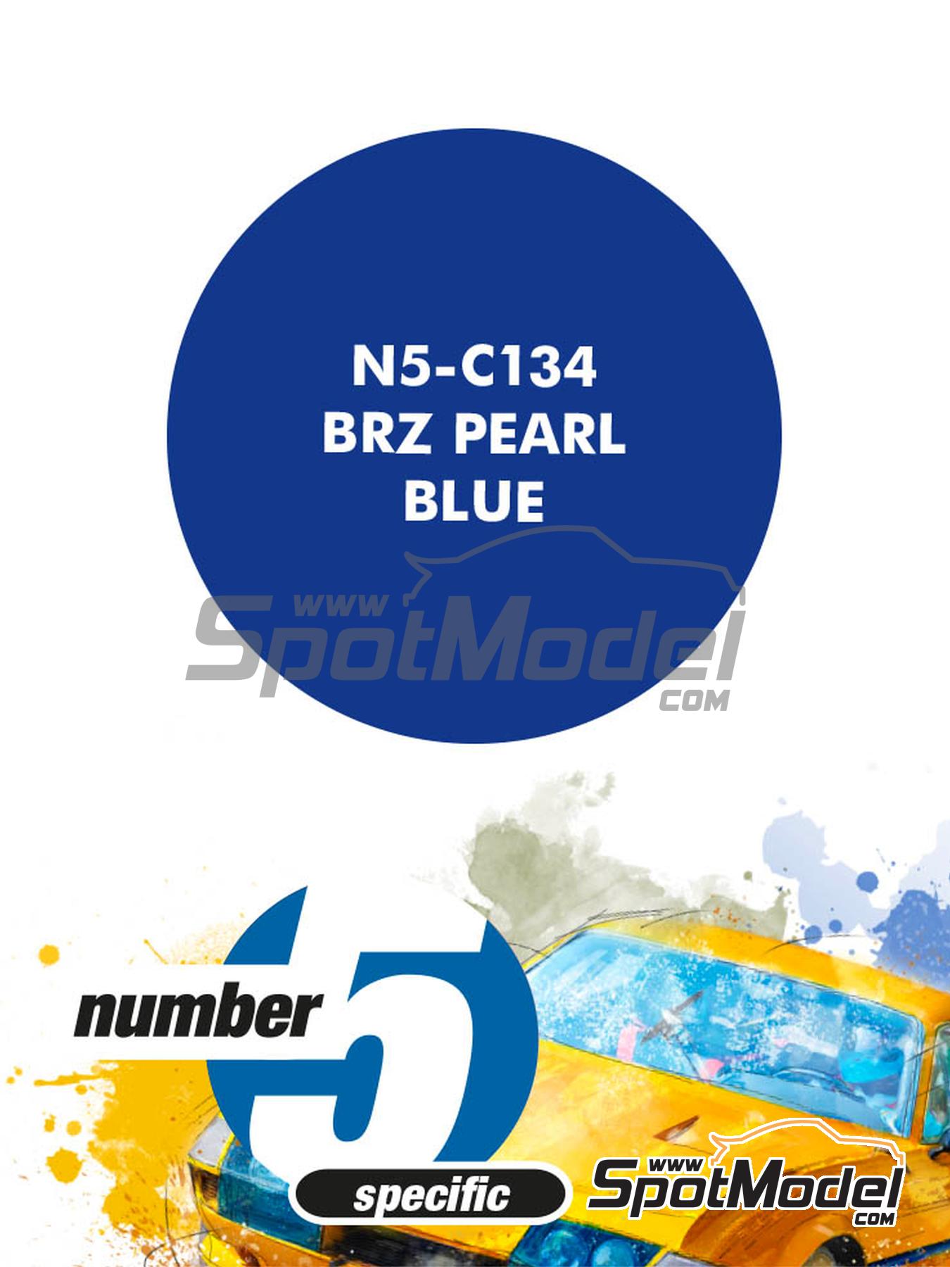 Number Five N5-C134: Paint for airbrush BRZ Pearl Blue 1 x 30ml for ...