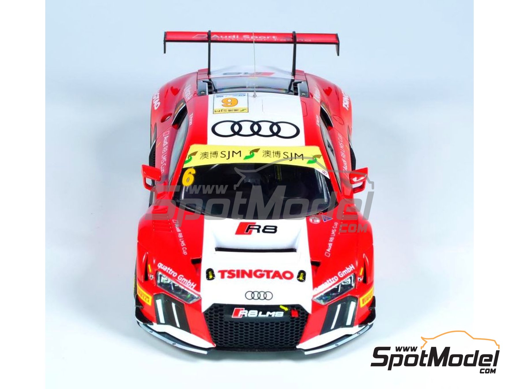 Nunu NU-24024: Car scale model kit 1/24 scale - Audi R8 LMS GT3 Audi Sport Customer Racing Team ...